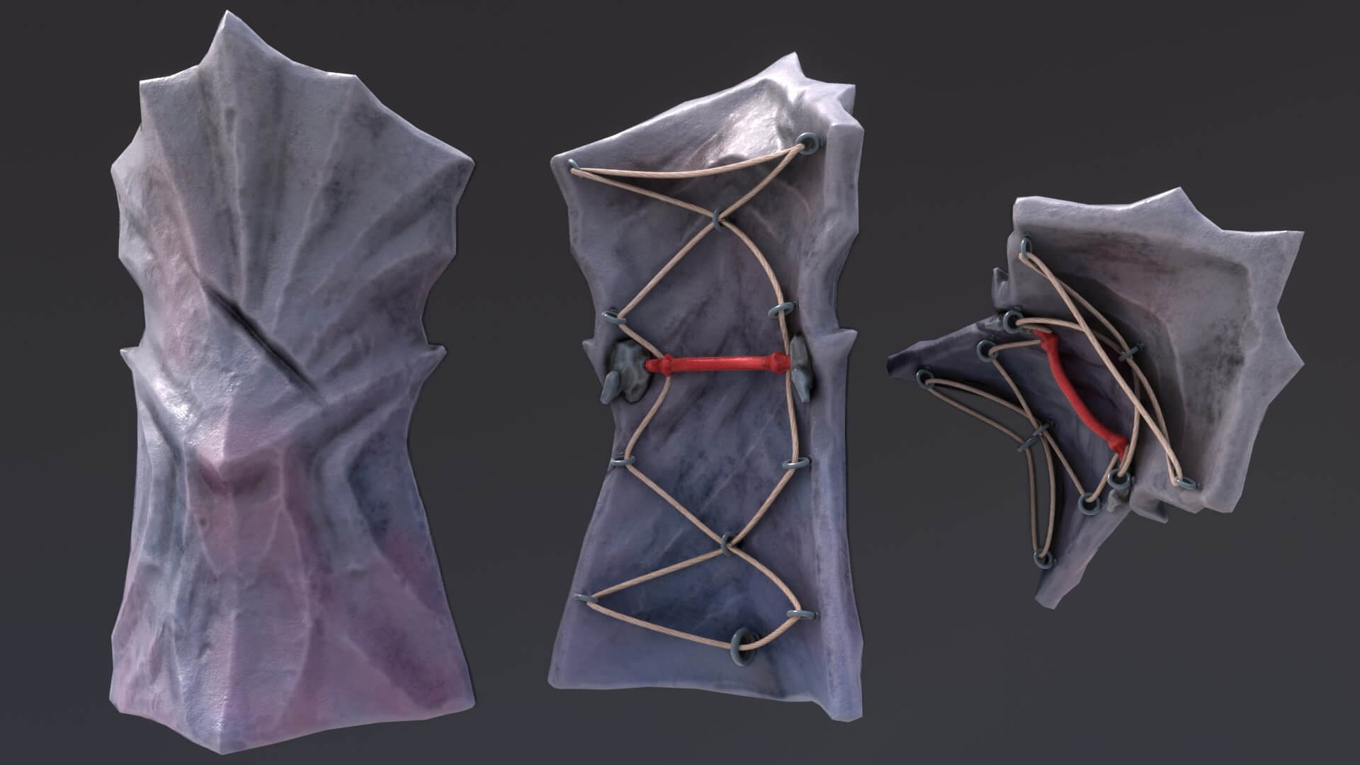 Fantasy Weapon Stone Set - 3D Model by Zilbeerman