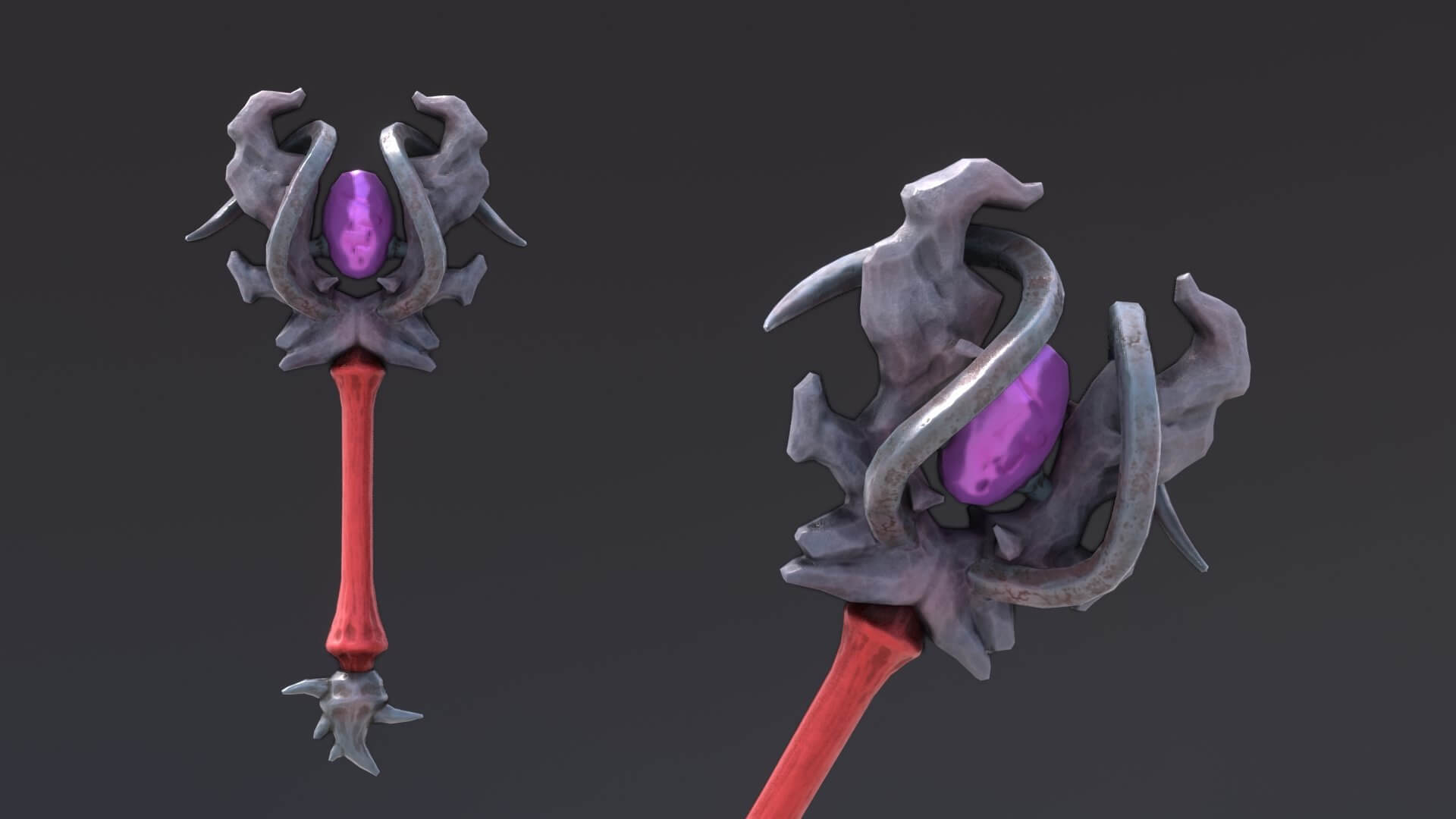 Fantasy Weapon Stone Set - 3D Model by Zilbeerman