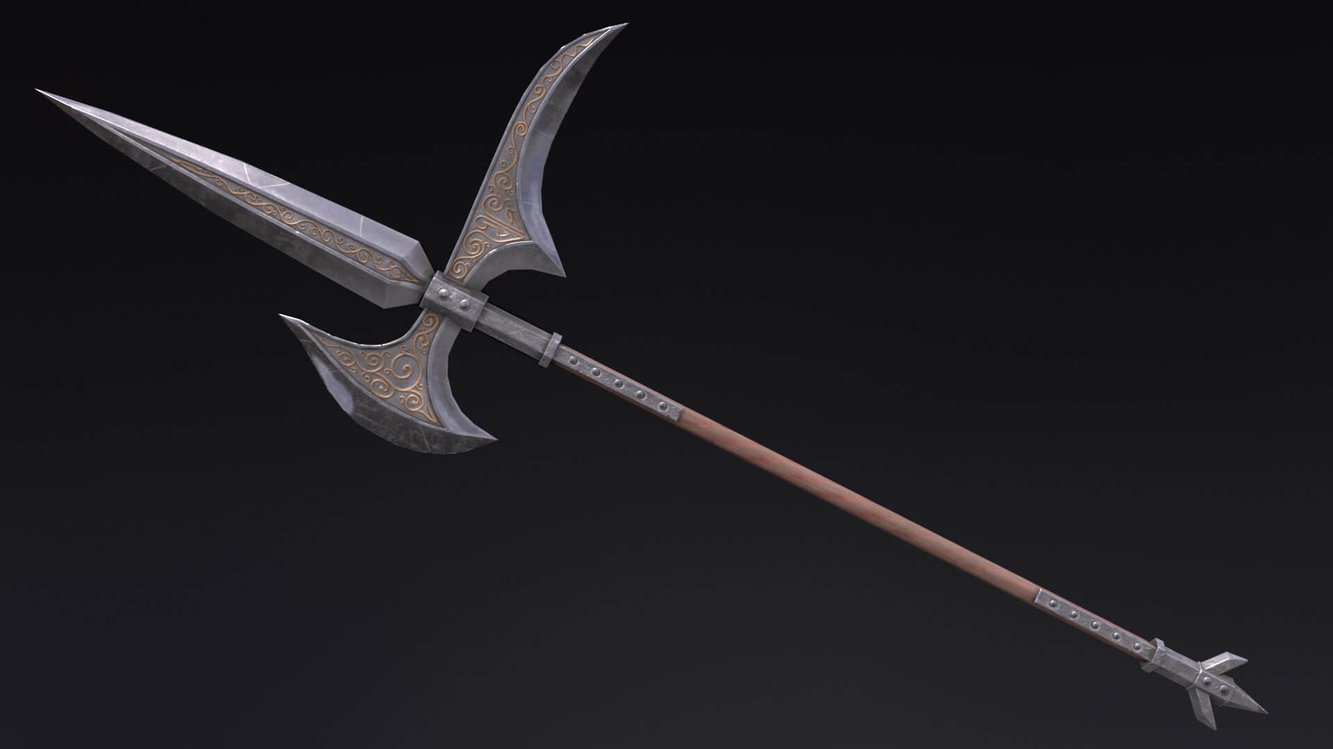 Halberds and Spears - 3D Model by Zilbeerman