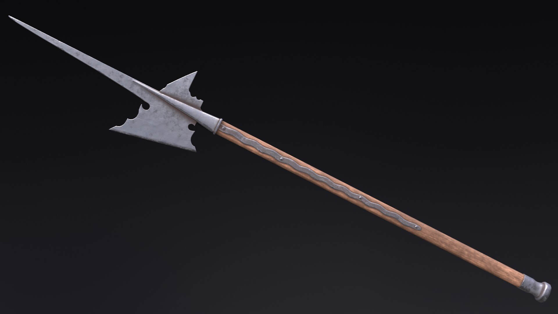 Halberds and Spears - 3D Model by Zilbeerman