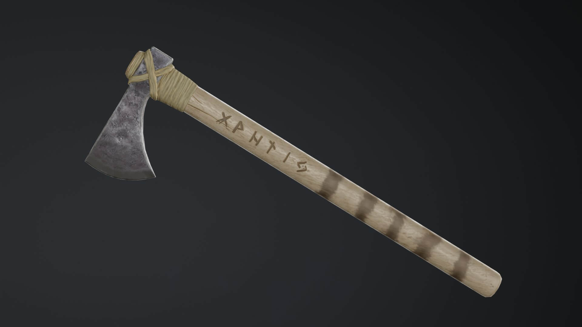 Medieval Ax Set 01 - 3D Model by Zilbeerman