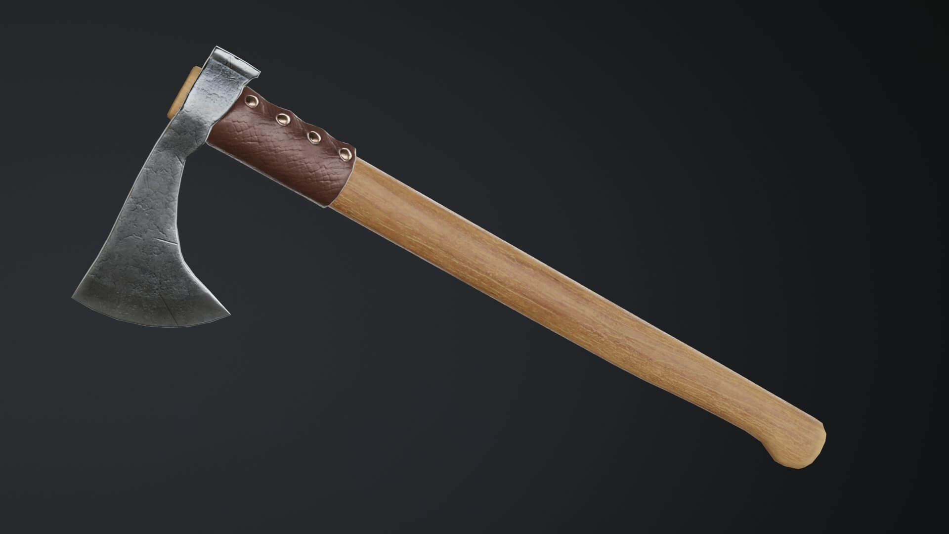 Medieval Ax Set 01 - 3D Model by Zilbeerman