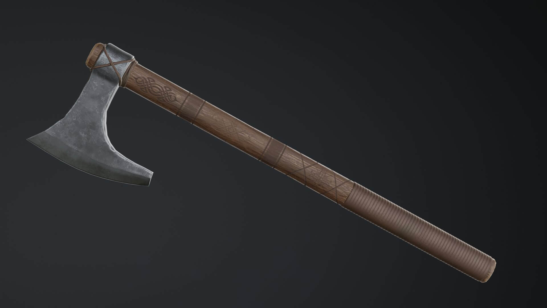 Medieval Ax Set 01 - 3D Model by Zilbeerman