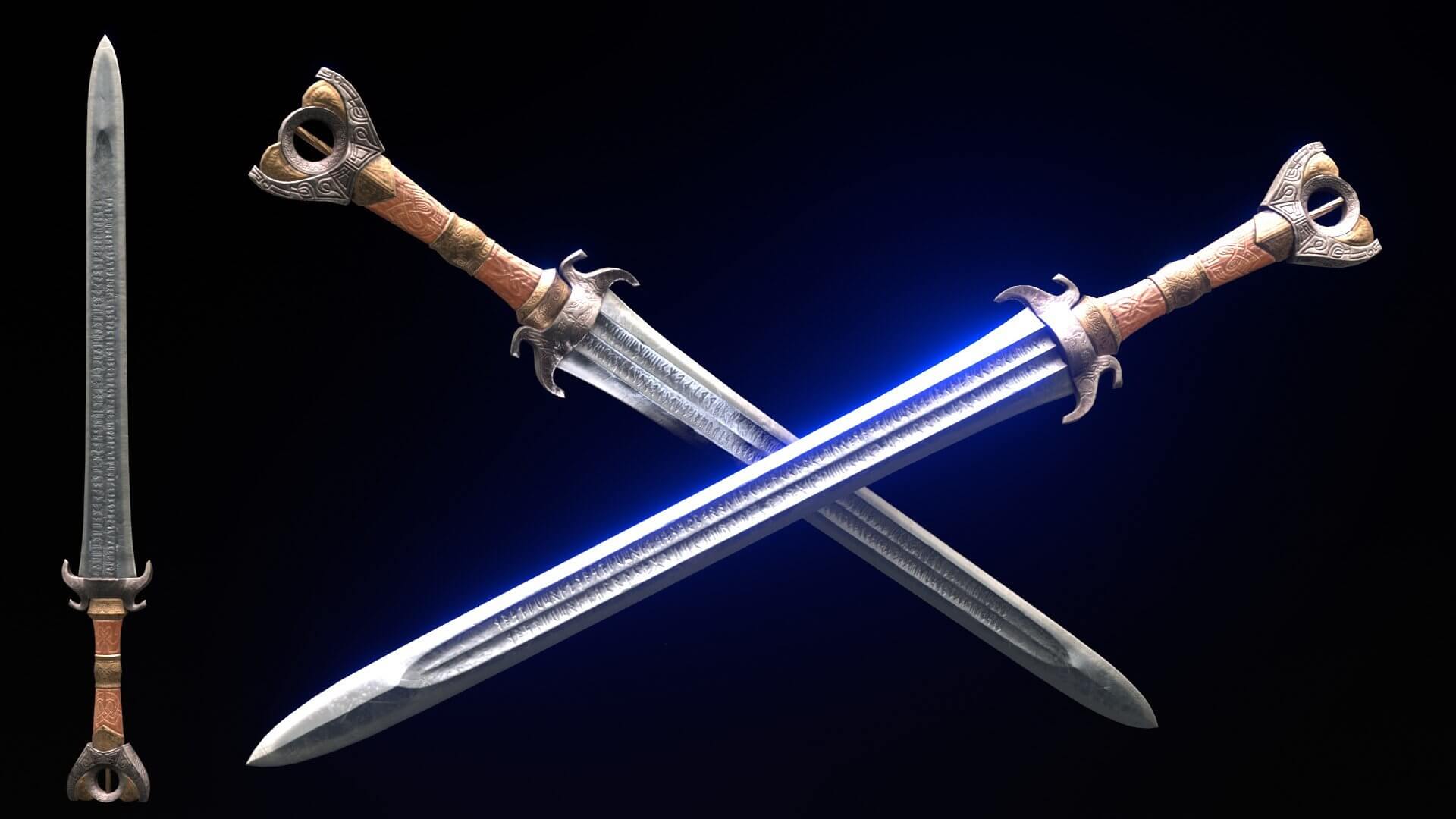 Nordic Fantasy Weapon Set 3D Model By Zilbeerman nordic-fantasy-weapon-set-3d-model-by-zilbeerman