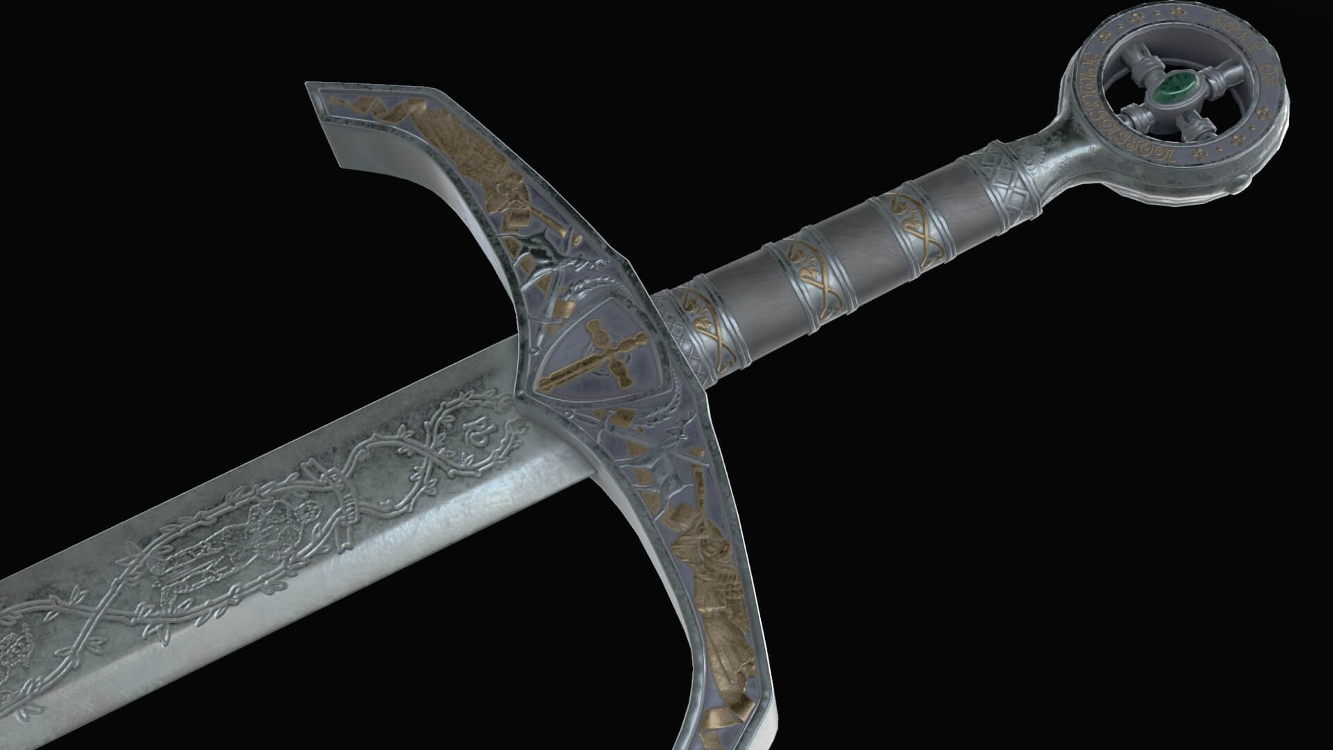 Royal Swords - 3D Model by Zilbeerman