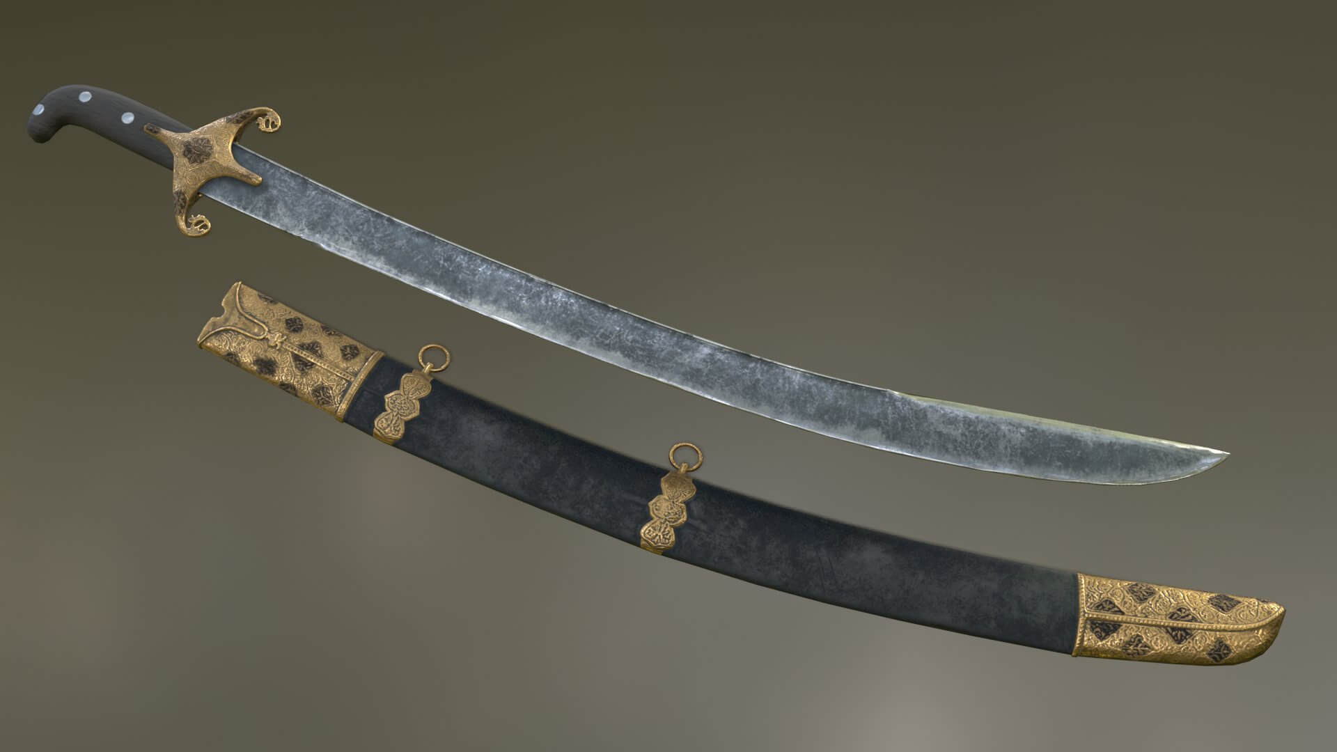Turkish Sabers - 3D Model by Zilbeerman