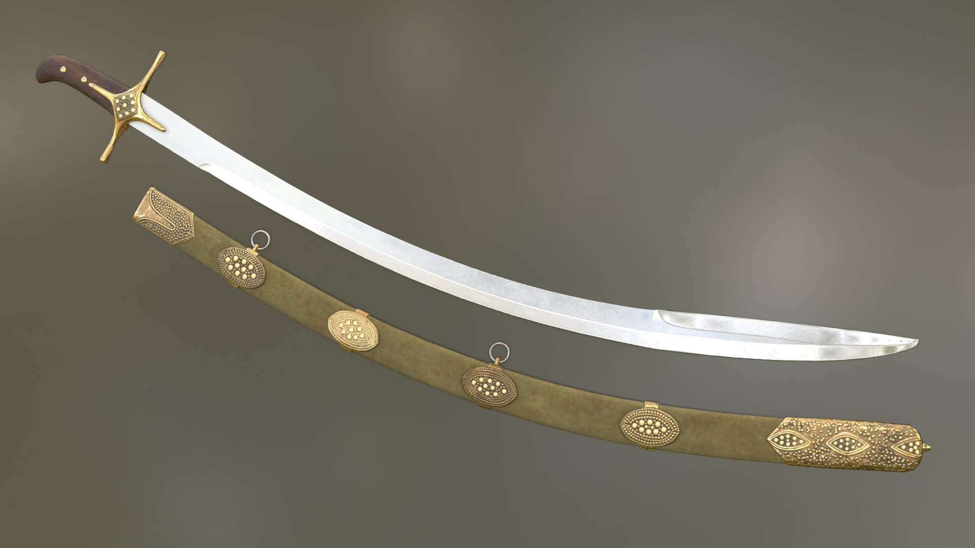 Turkish Sabers - 3D Model by Zilbeerman