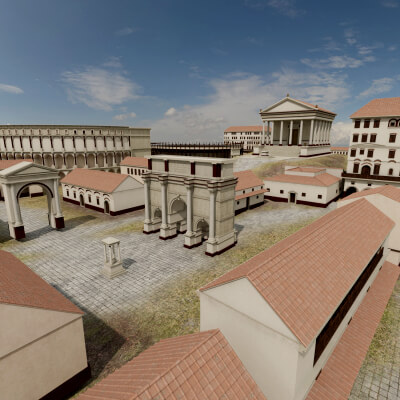 Ancient Rome Buildings Pack - 3D Model by ZivRan
