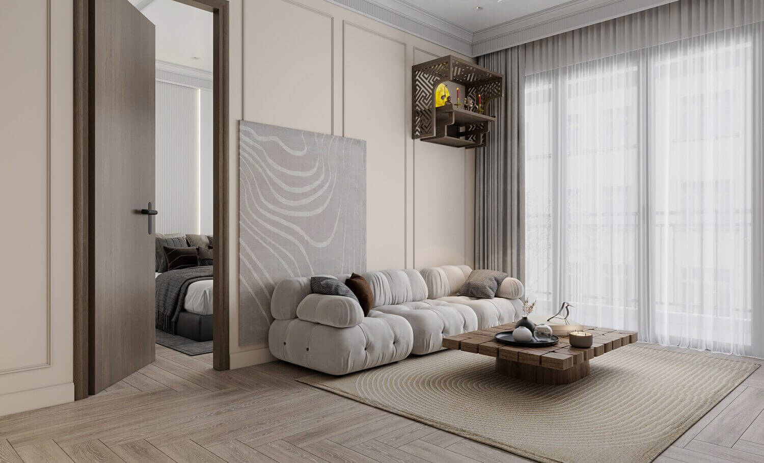 Living Room Interior - 3D Model by zjls9933