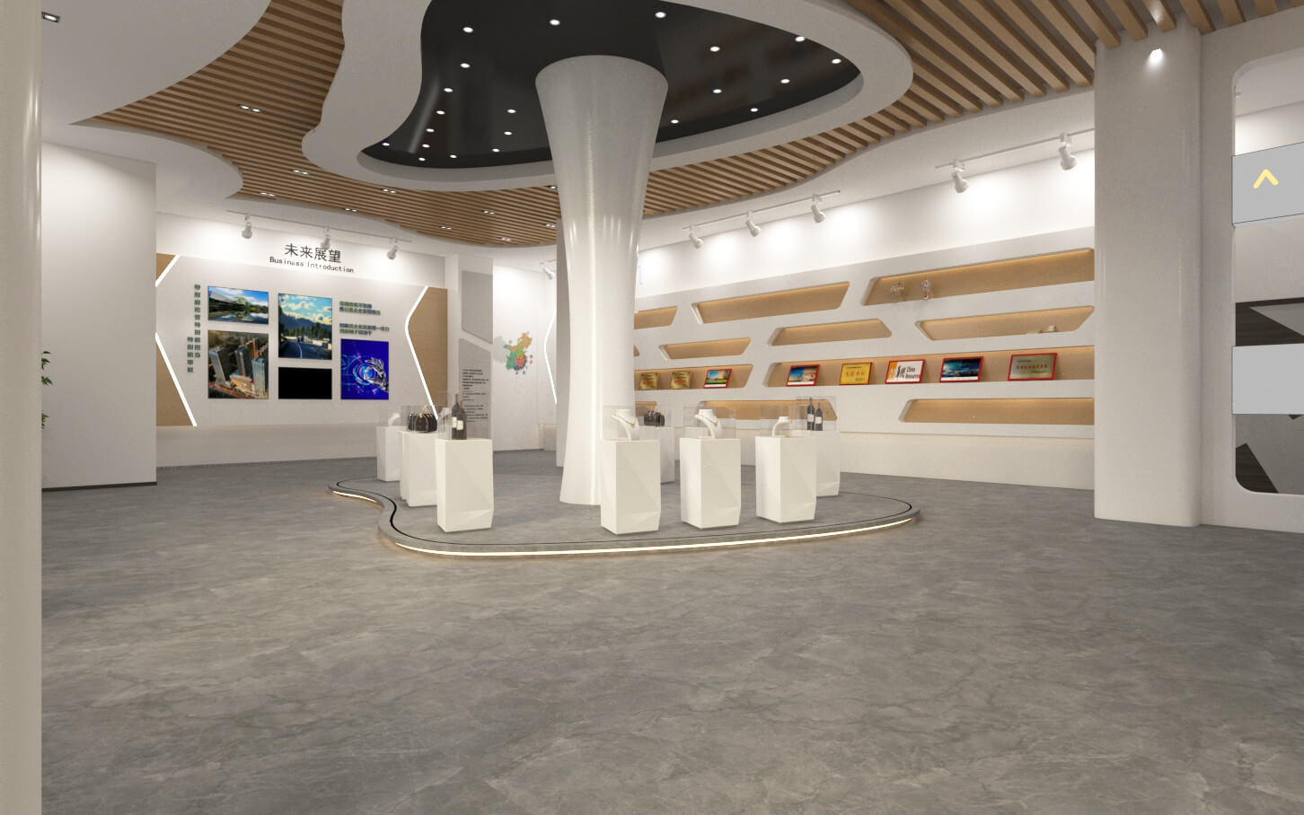 Exhibition Hall - 3D Model by zjls9933