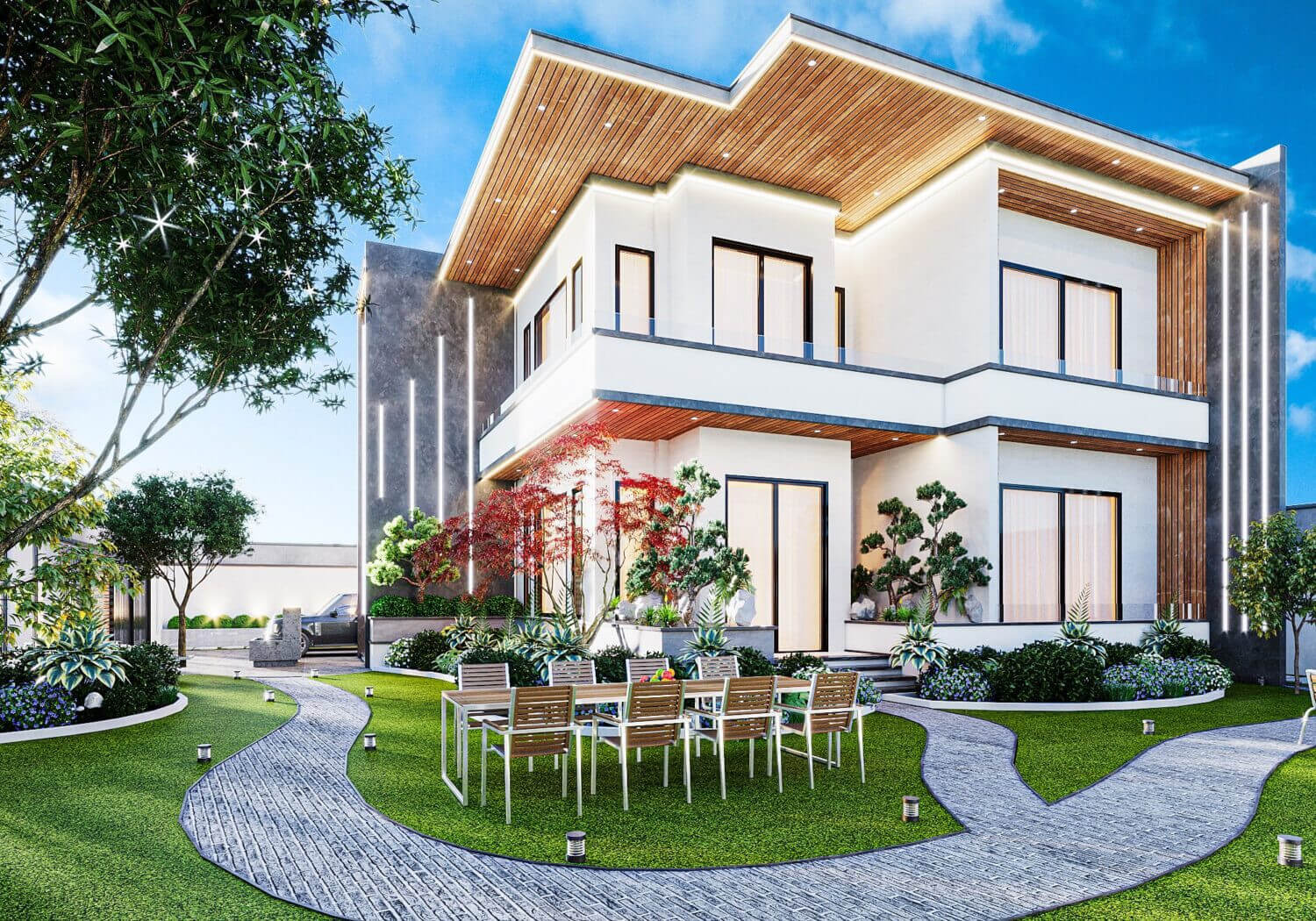 Villa - 3D Model by zjls9933