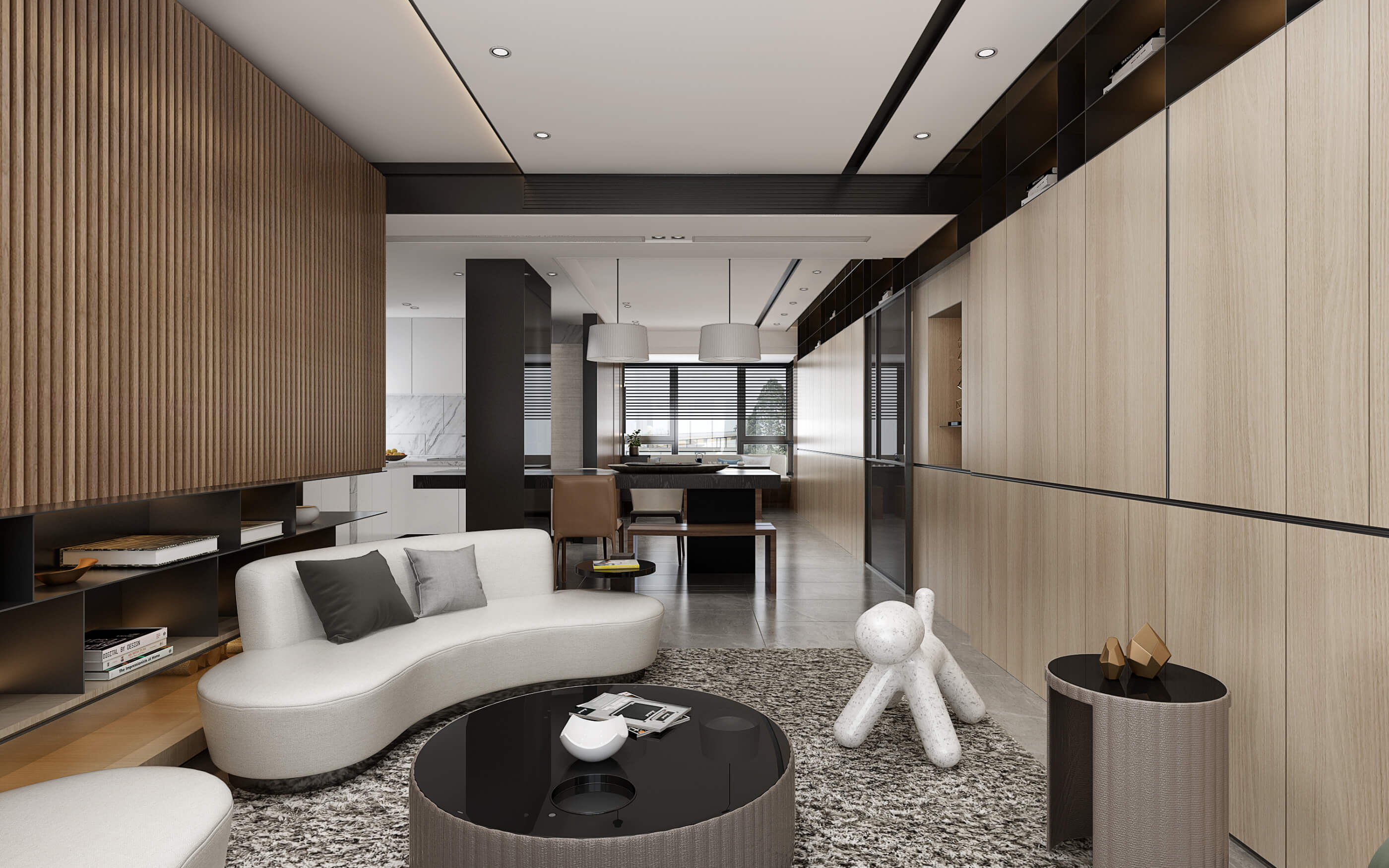 Indoor Living Room - 3D Model by zjls9933