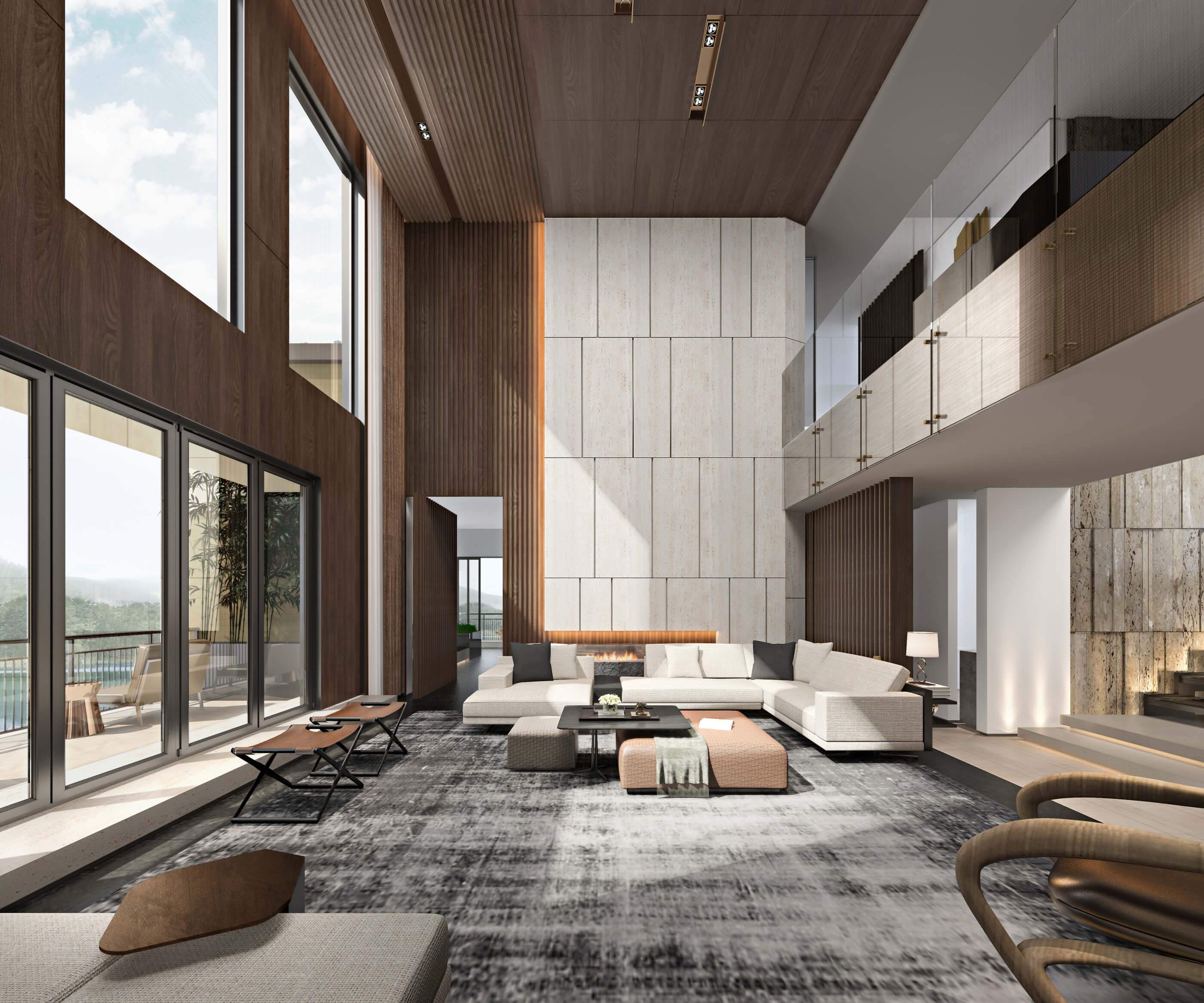 Indoor Living Room - 3D Model by zjls9933