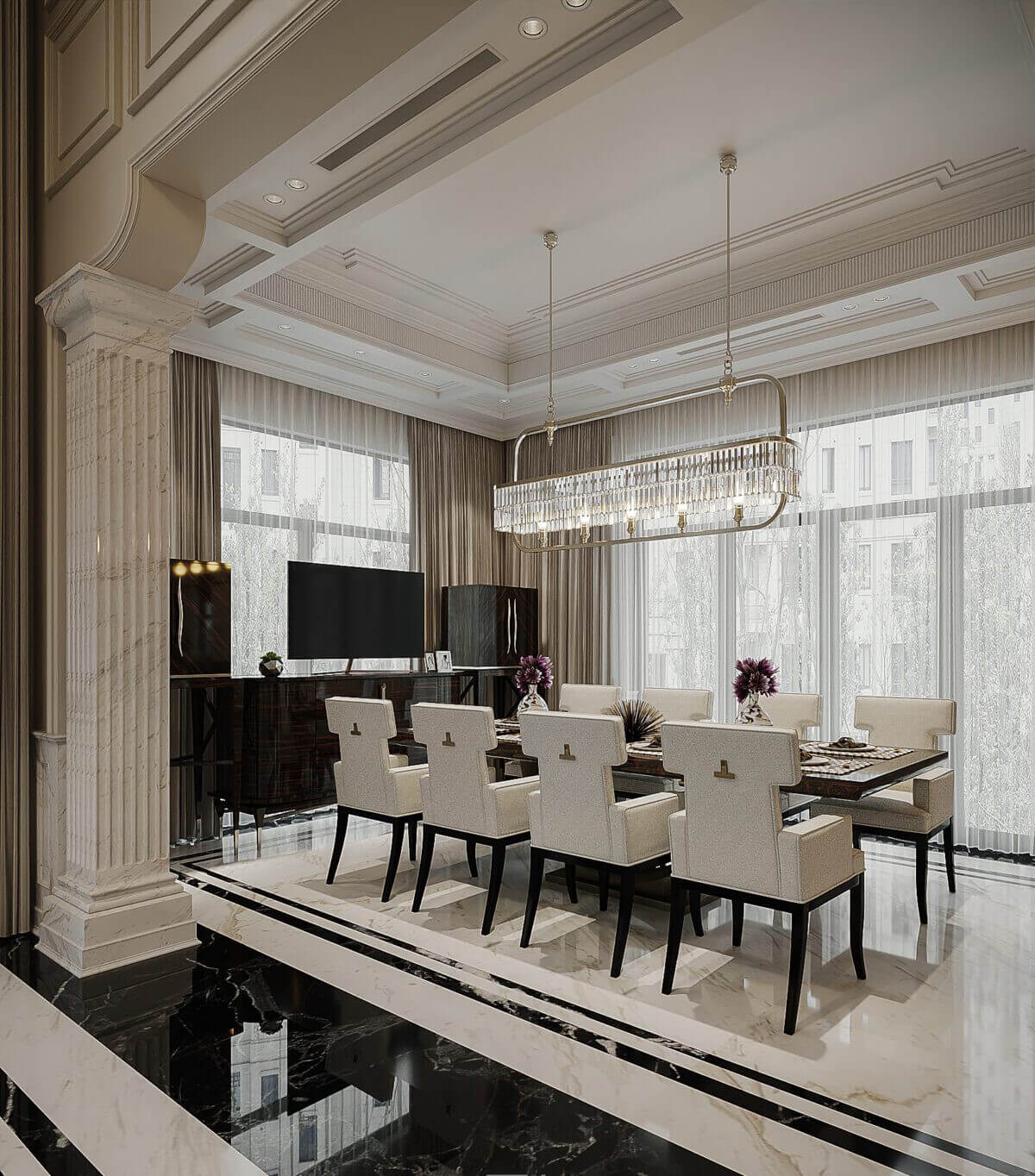 Villa Interior - 3D Model by zjls9933