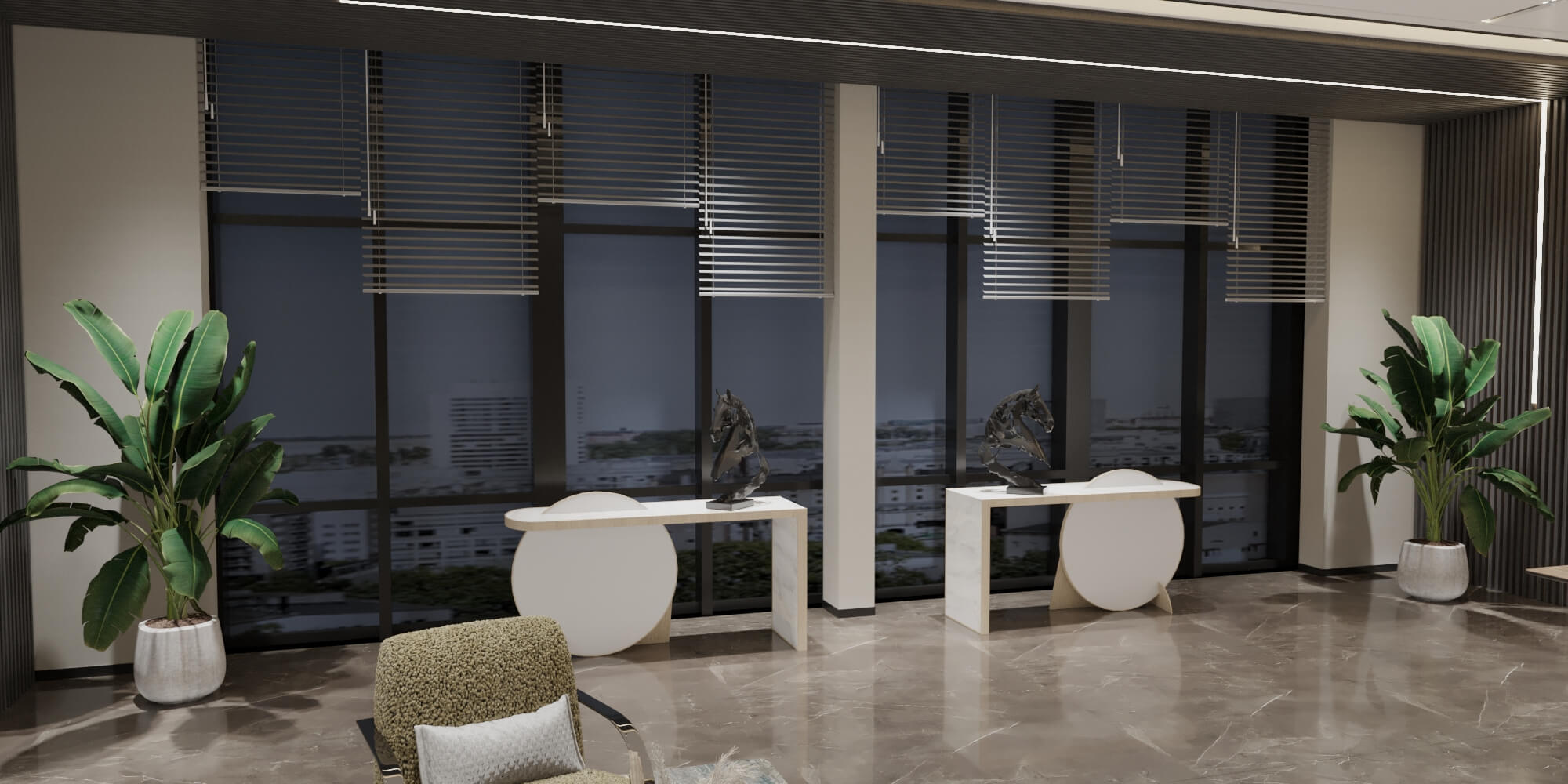 Interior Design, Office, Study - 3D Model by zjls9933