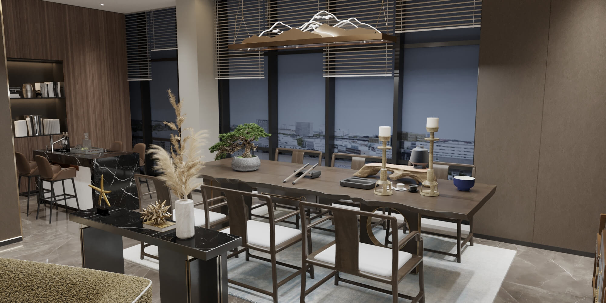 Interior Design, Office, Study - 3D Model by zjls9933