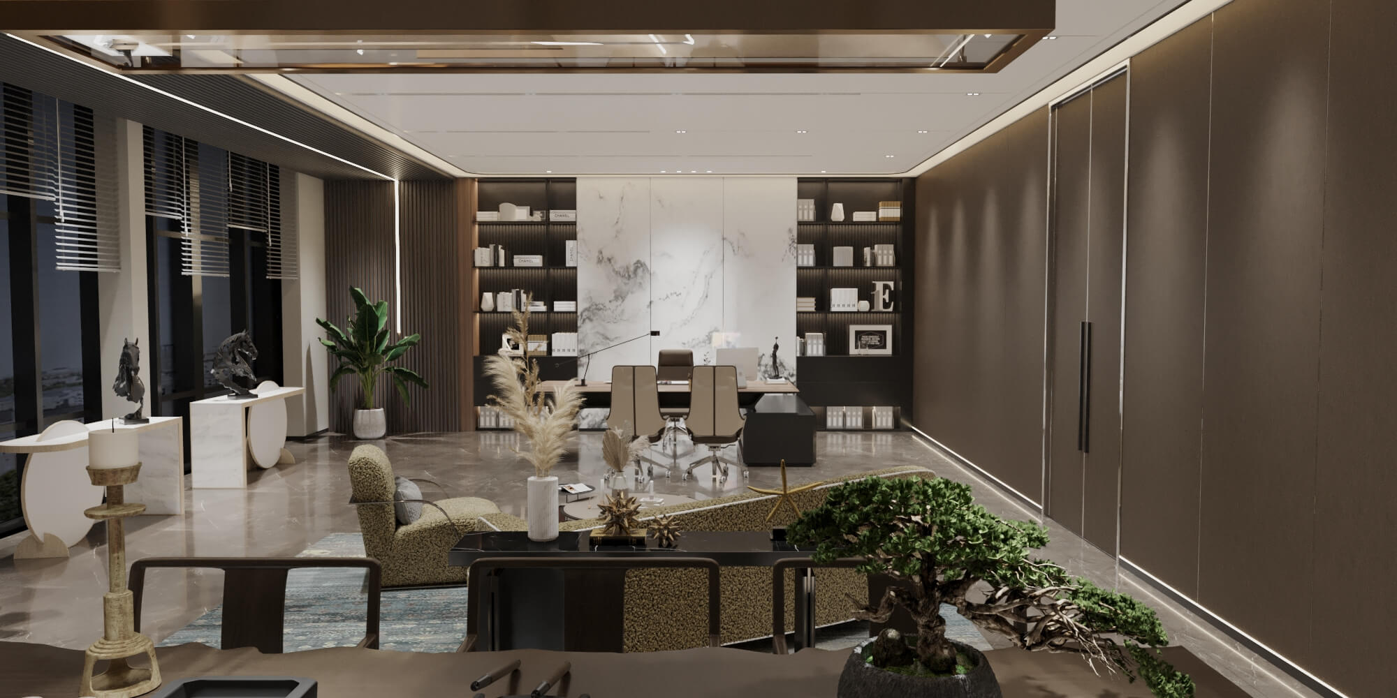 Interior Design, Office, Study - 3D Model by zjls9933