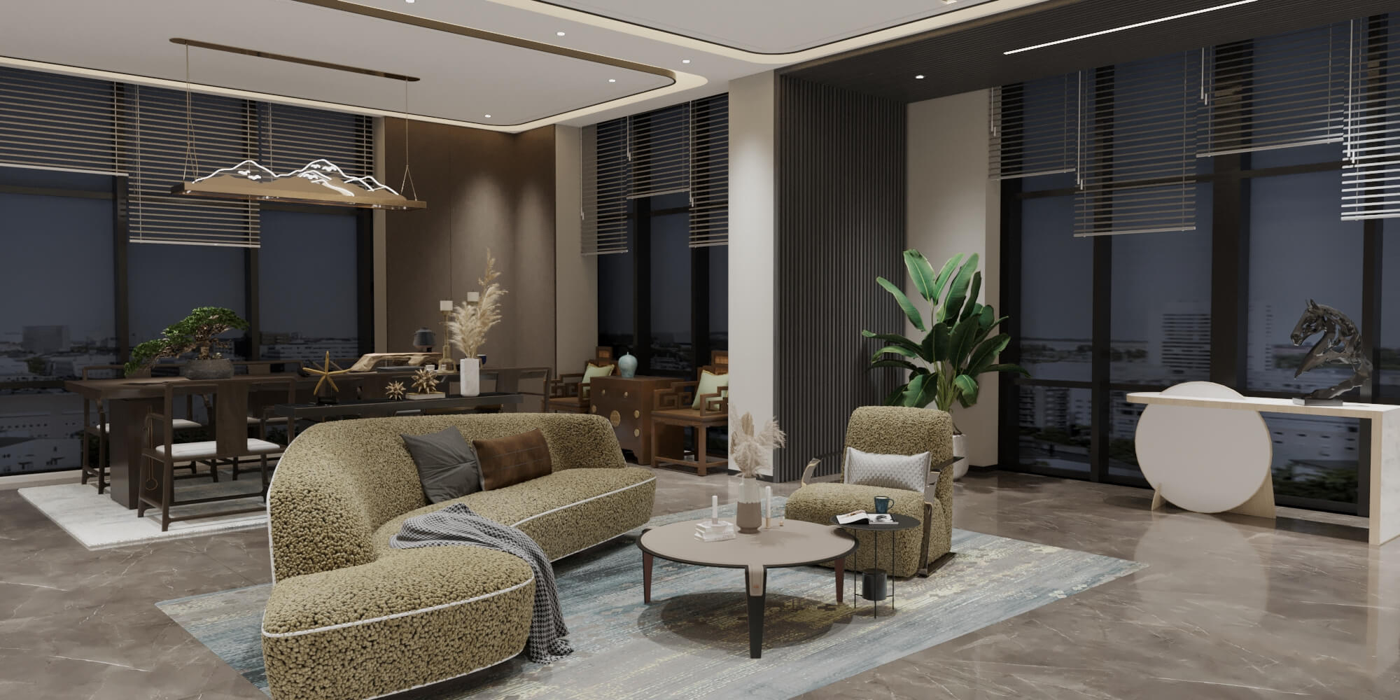 Interior Design, Office, Study - 3D Model by zjls9933