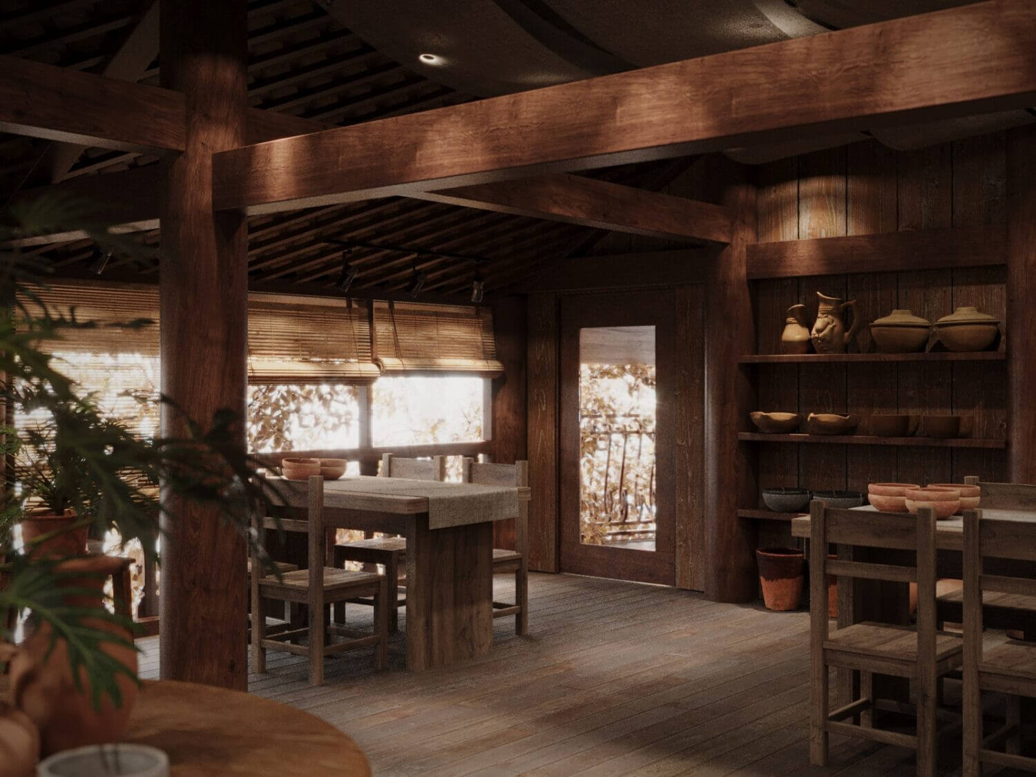 Restaurant Interior - 3D Model by zjls9933