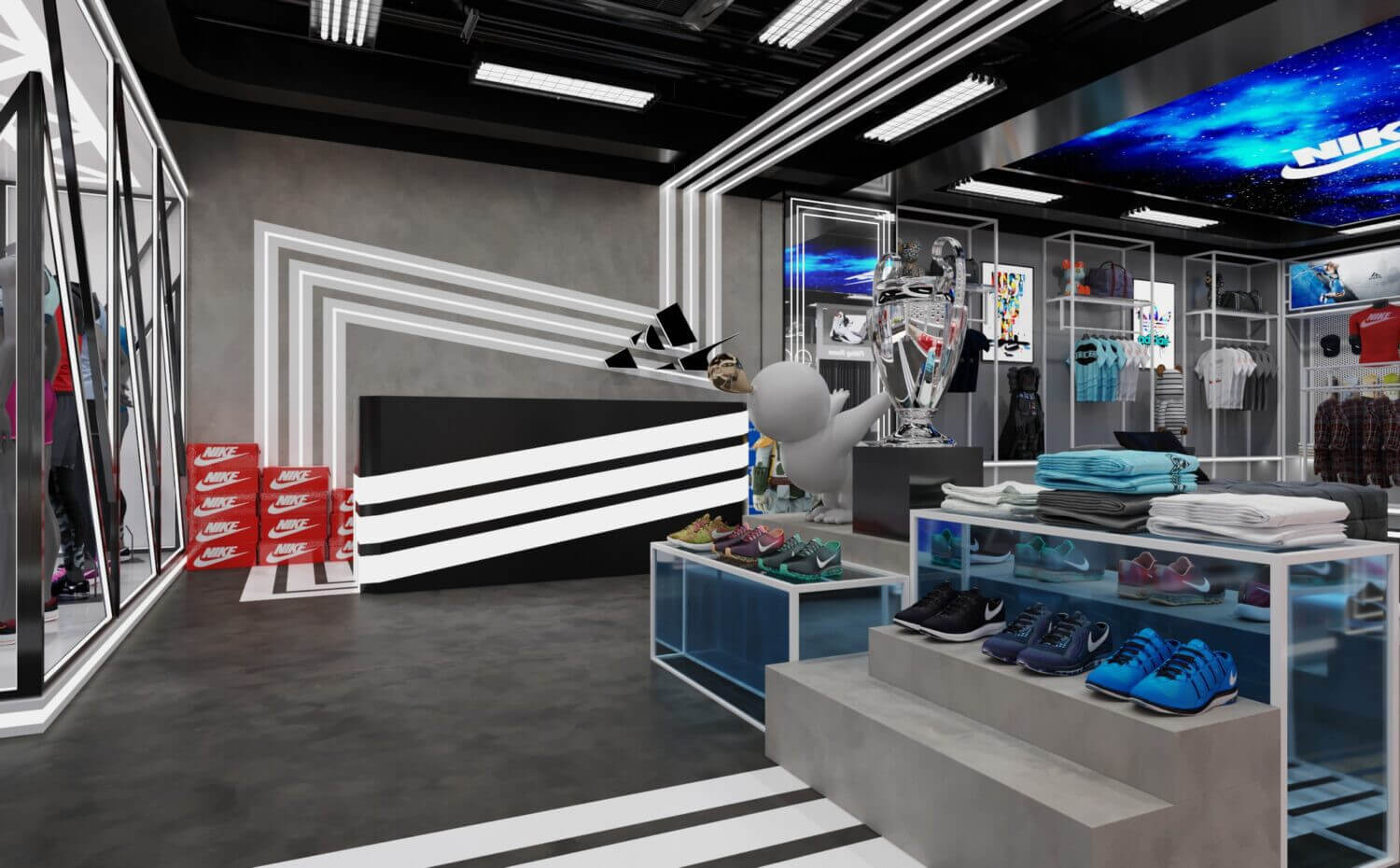 Shoe Shop - 3D Model by zjls9933