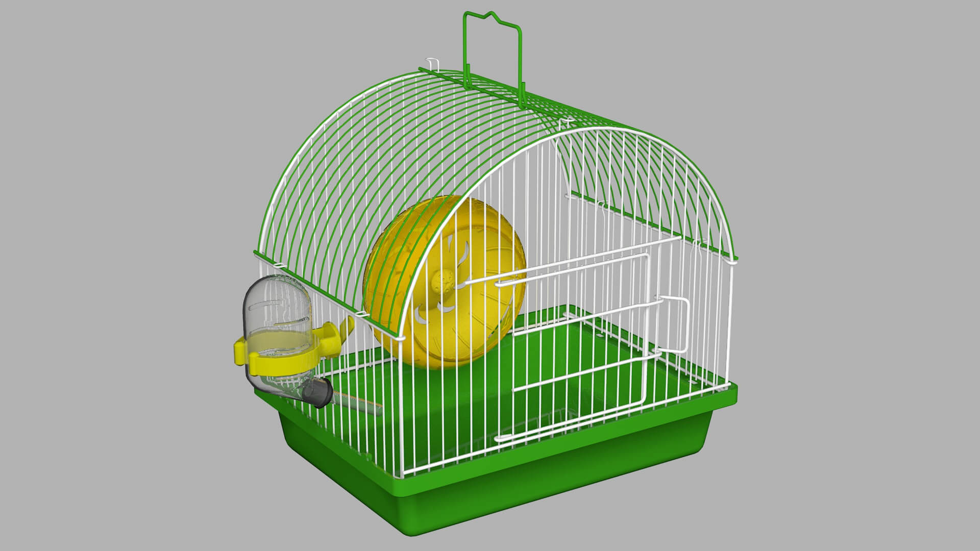 Animal Cage 1 - 3D Model by Zombieblack