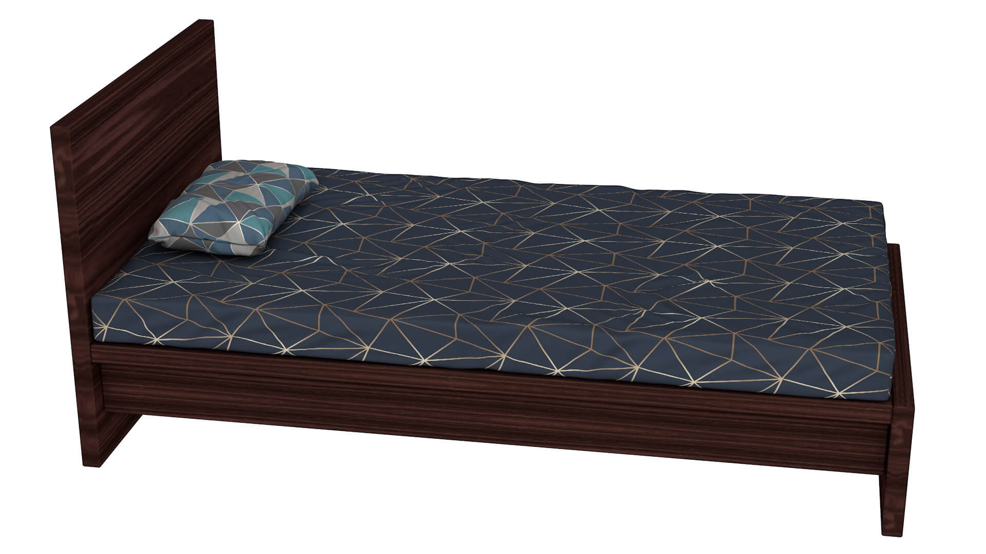 Bed 3 - 3D Model by Zombieblack