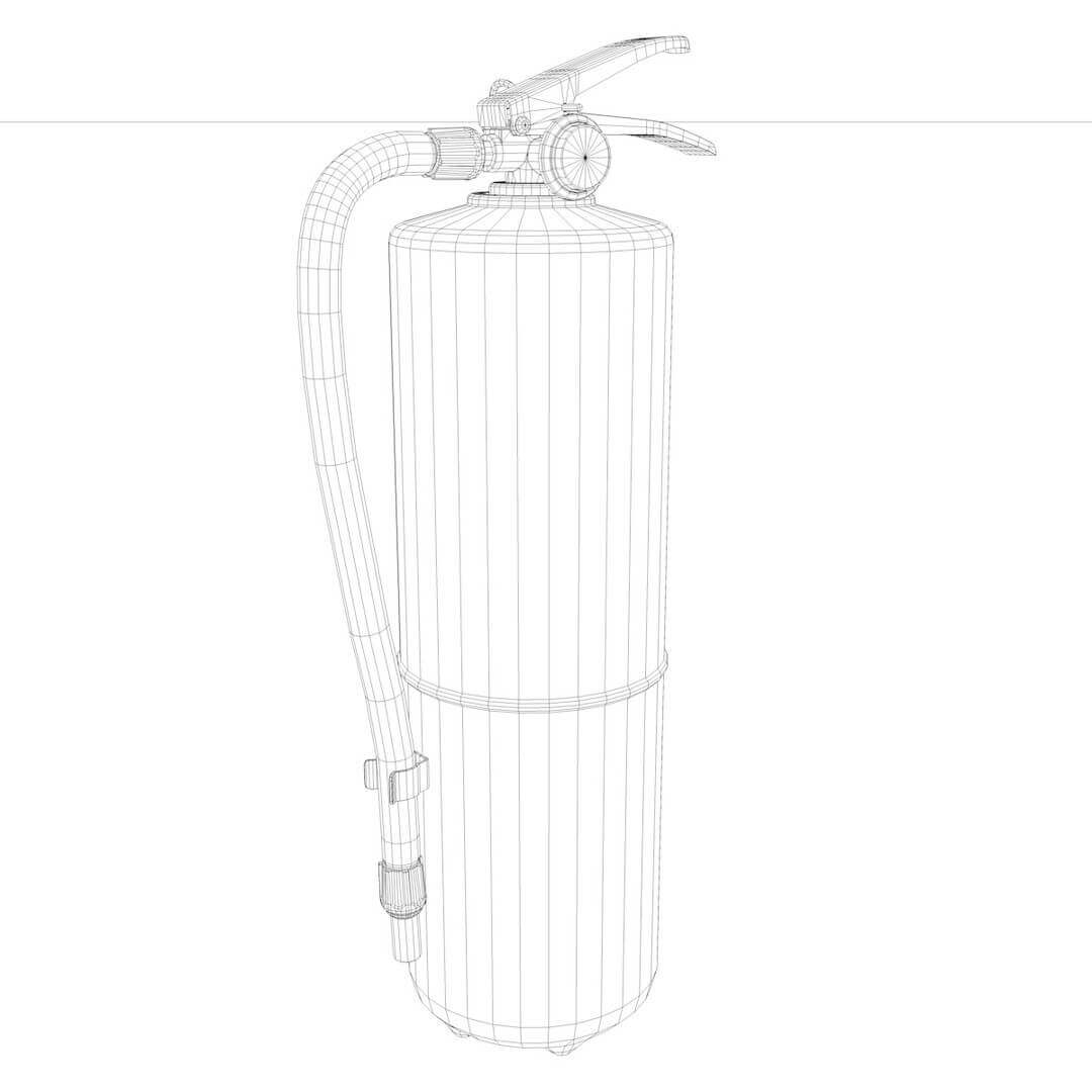 Fire Extinguisher - 3D Model by Zombieblack