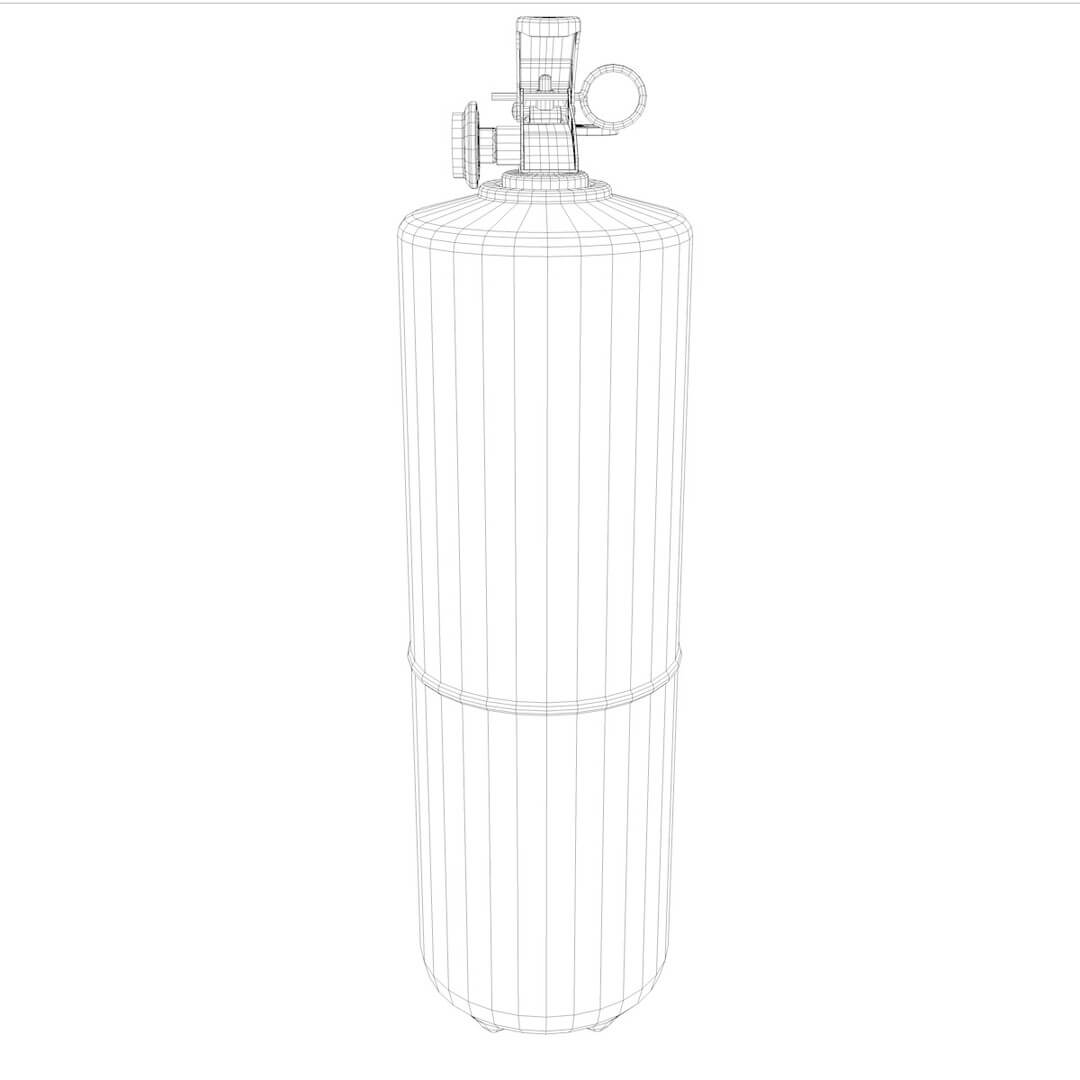Fire Extinguisher - 3D Model by Zombieblack
