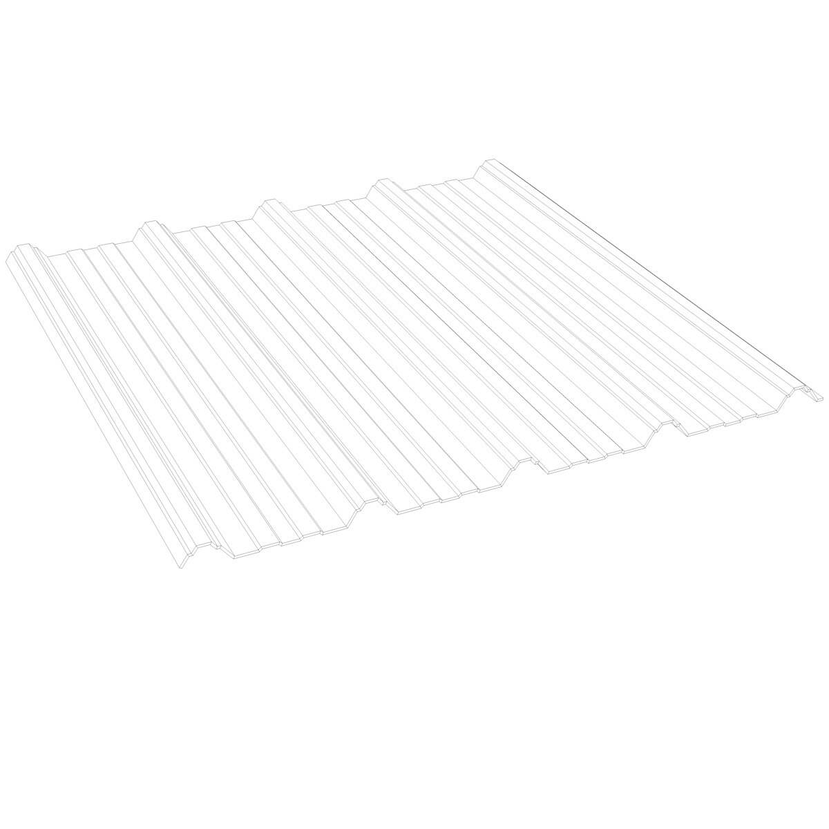 Metal Roof Sheet - 3D Model by Zombieblack