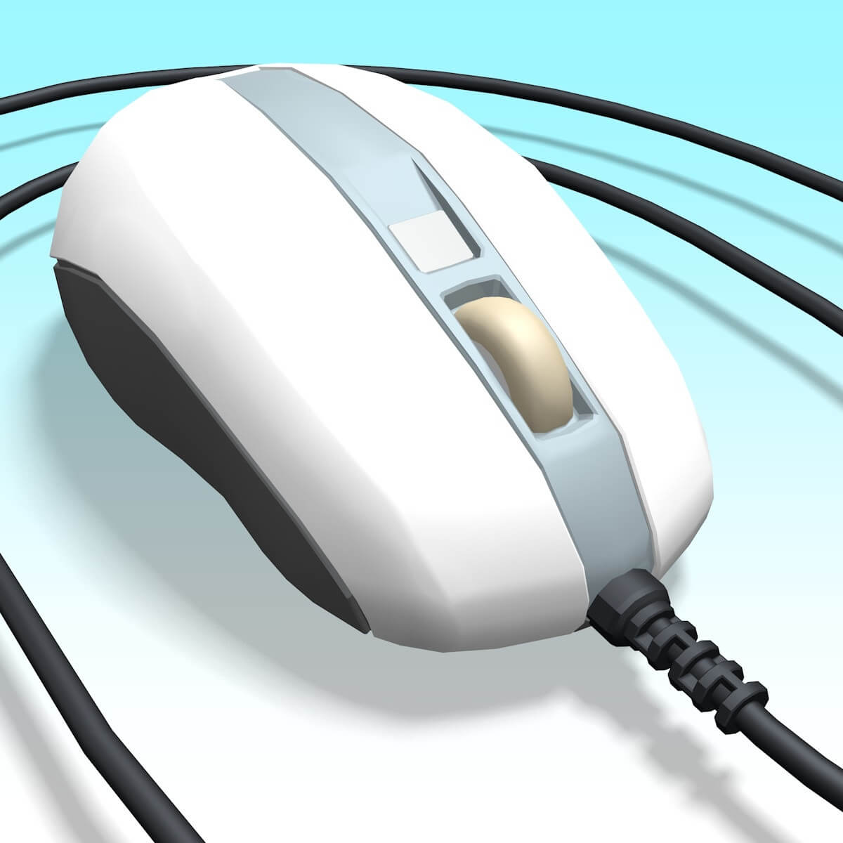 Mouse - 3D Model by Zombieblack