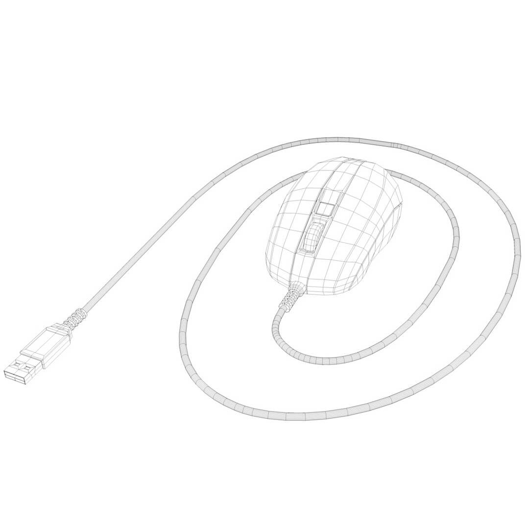 Mouse - 3D Model by Zombieblack