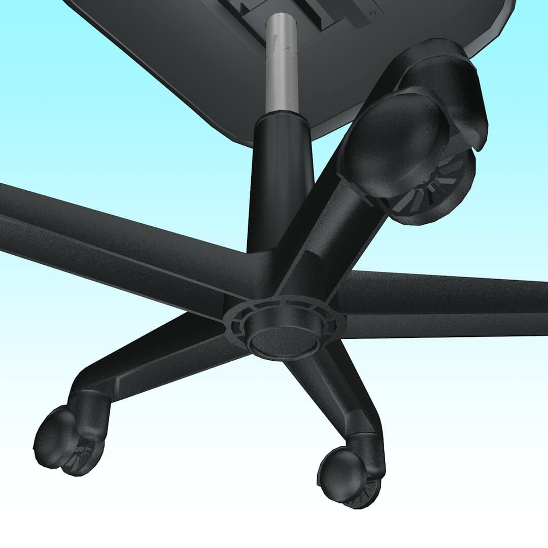 Office Chair - 3D Model by Zombieblack