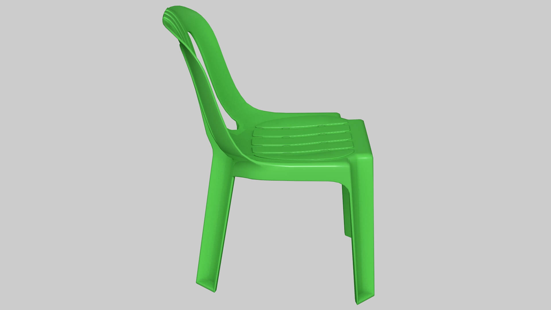 Plastic Chair 2 - 3D Model by Zombieblack