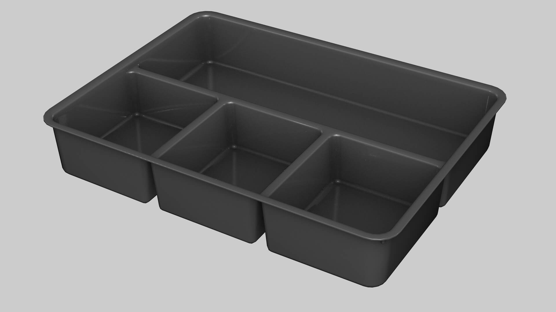 Plastic Storage Box - 3D Model by Zombieblack