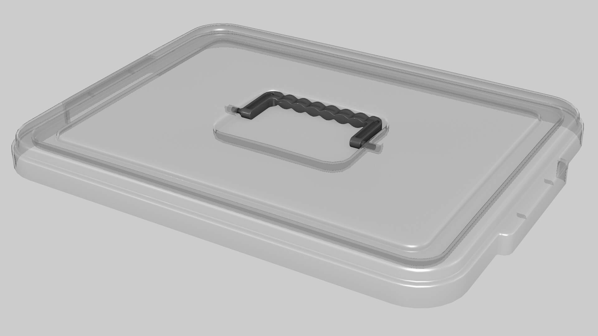 Plastic Storage Box - 3D Model by Zombieblack