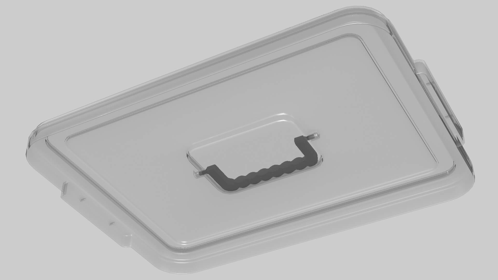 Plastic Storage Box - 3D Model by Zombieblack