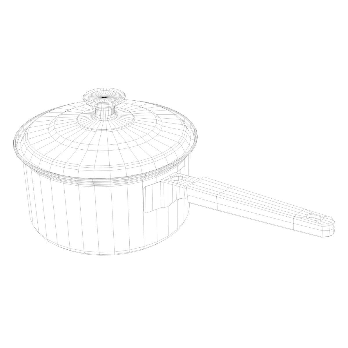 Pot 3 - 3D Model by Zombieblack
