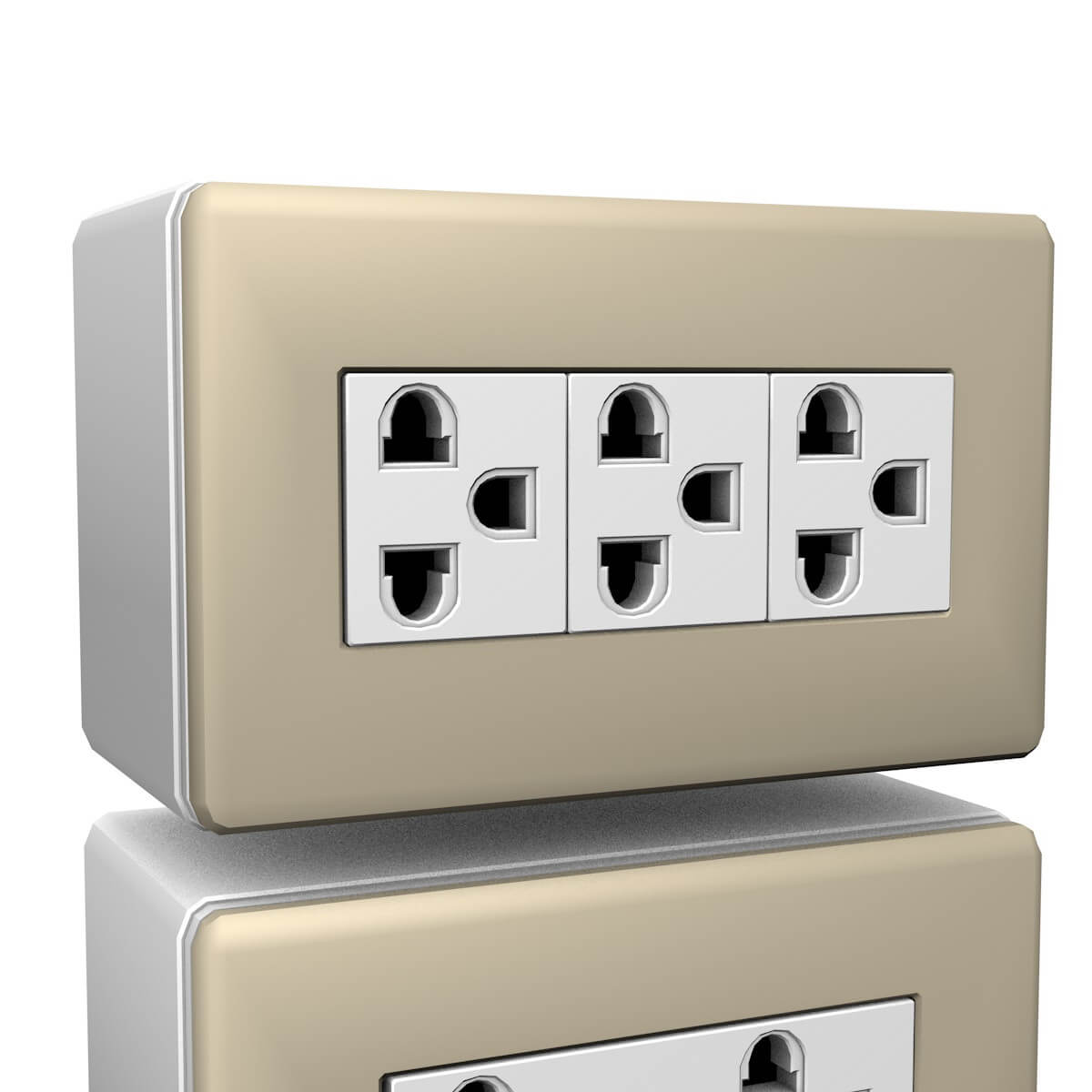 Power Outlets - 3D Model by Zombieblack