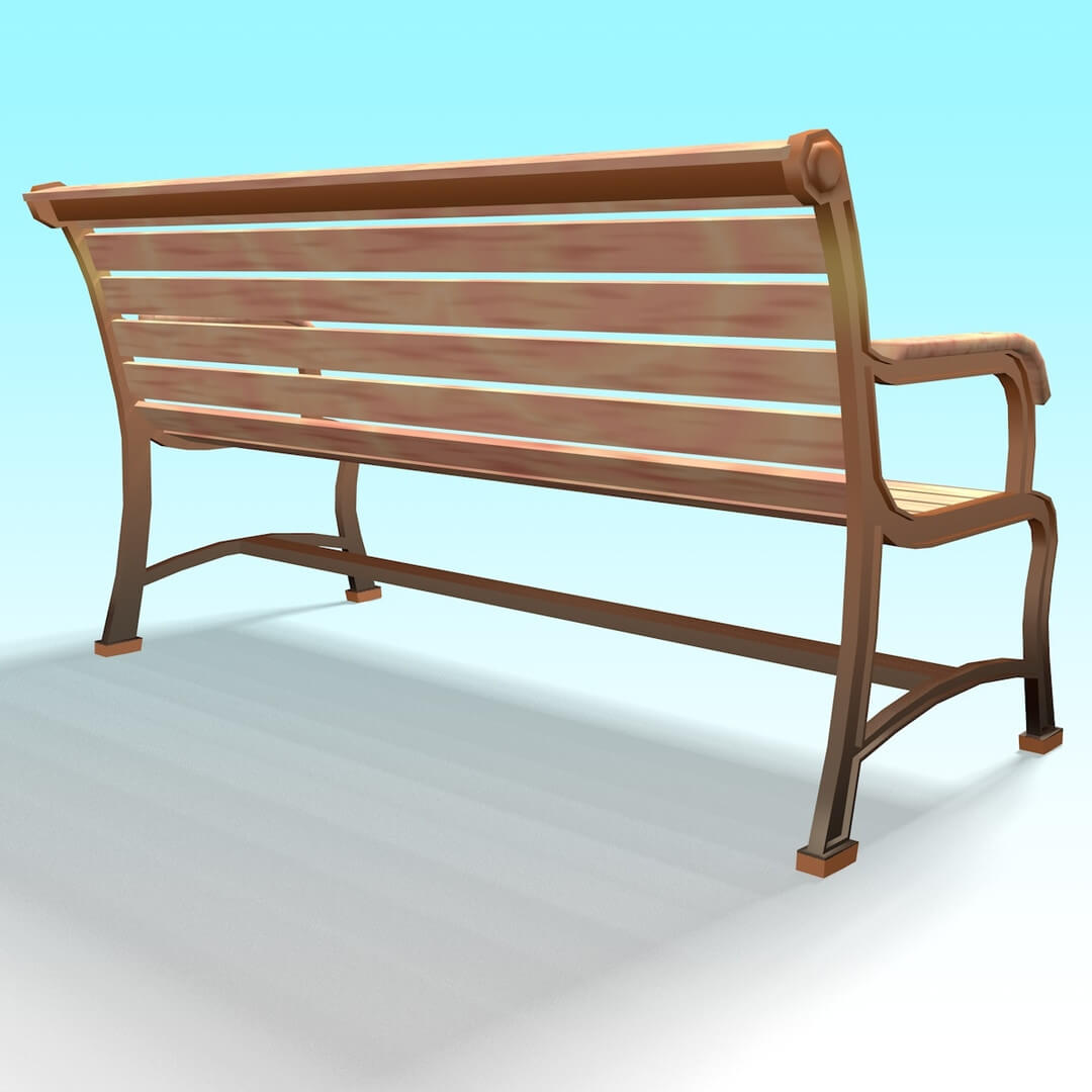 Public Chair - 3D Model by Zombieblack