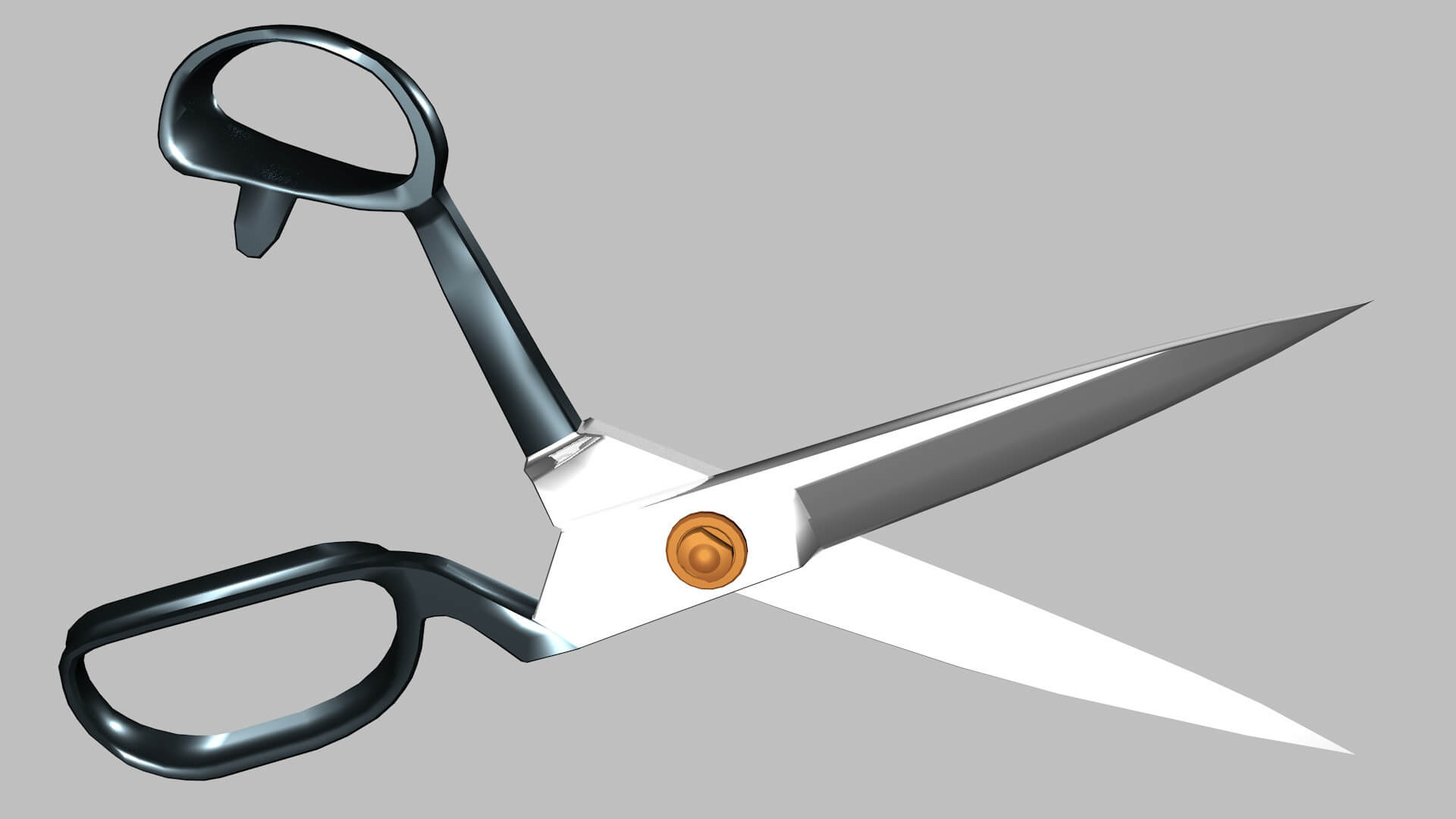 Scissor - 3D Model by Zombieblack