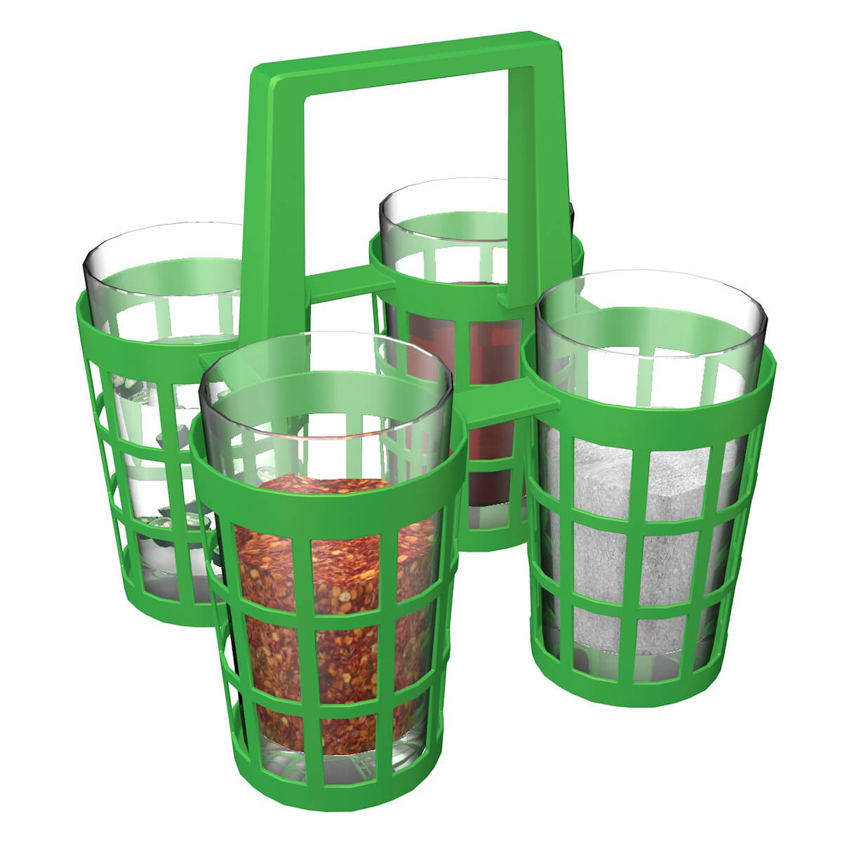 The Condiments - 3D Model by Zombieblack