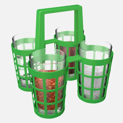 The Condiments - 3D Model by Zombieblack