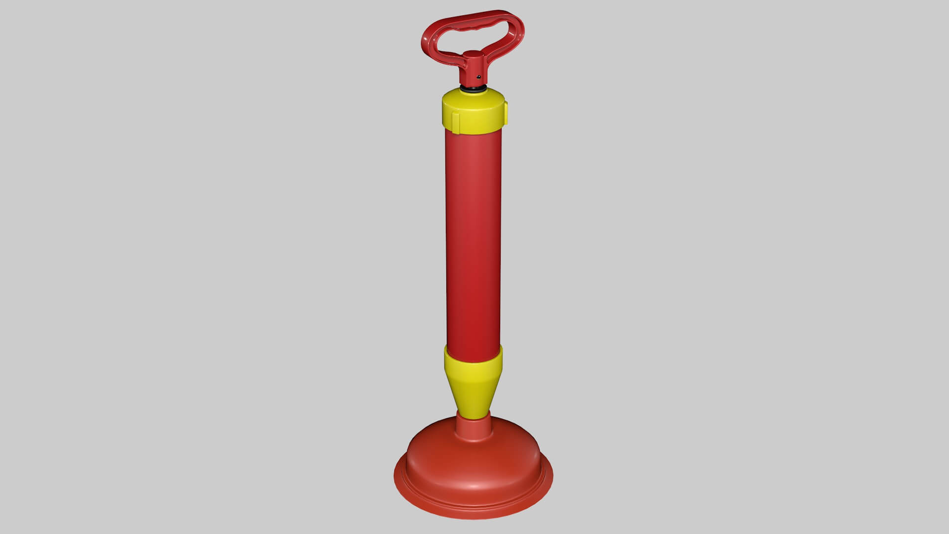 Toilet Plunger - 3D Model by Zombieblack