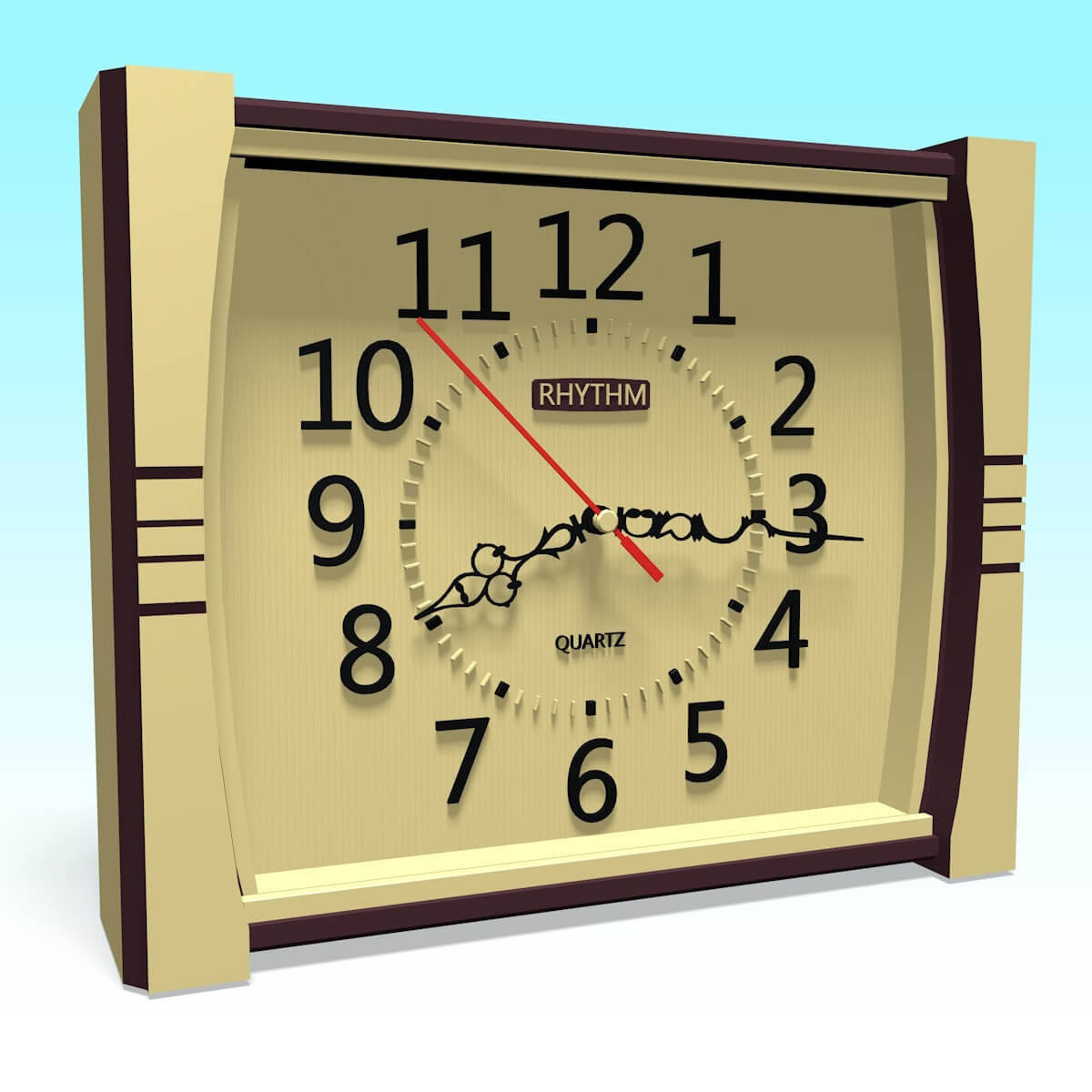 Wall Clock 1 - 3D Model by Zombieblack