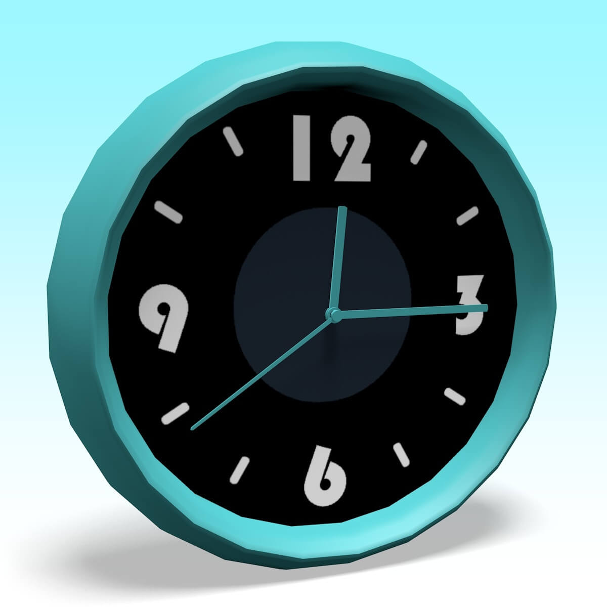 Wall Clock 2 - 3D Model by Zombieblack