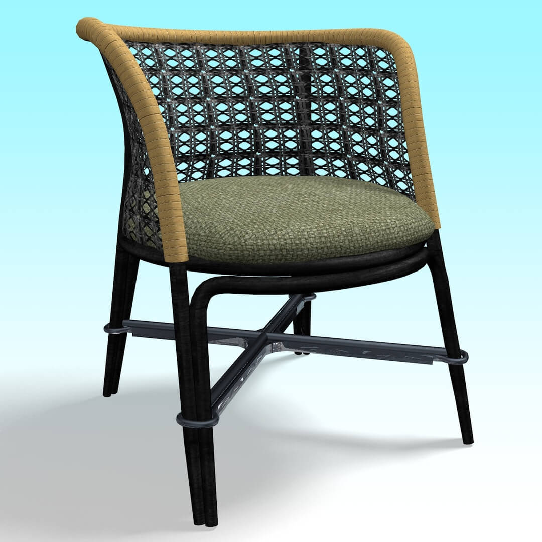 Wood Chair 1 - 3D Model by Zombieblack