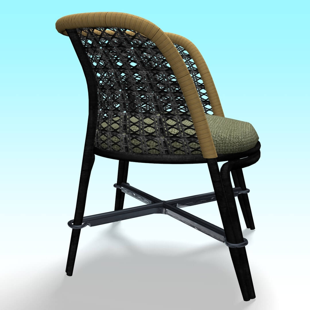 Wood Chair 1 - 3D Model by Zombieblack