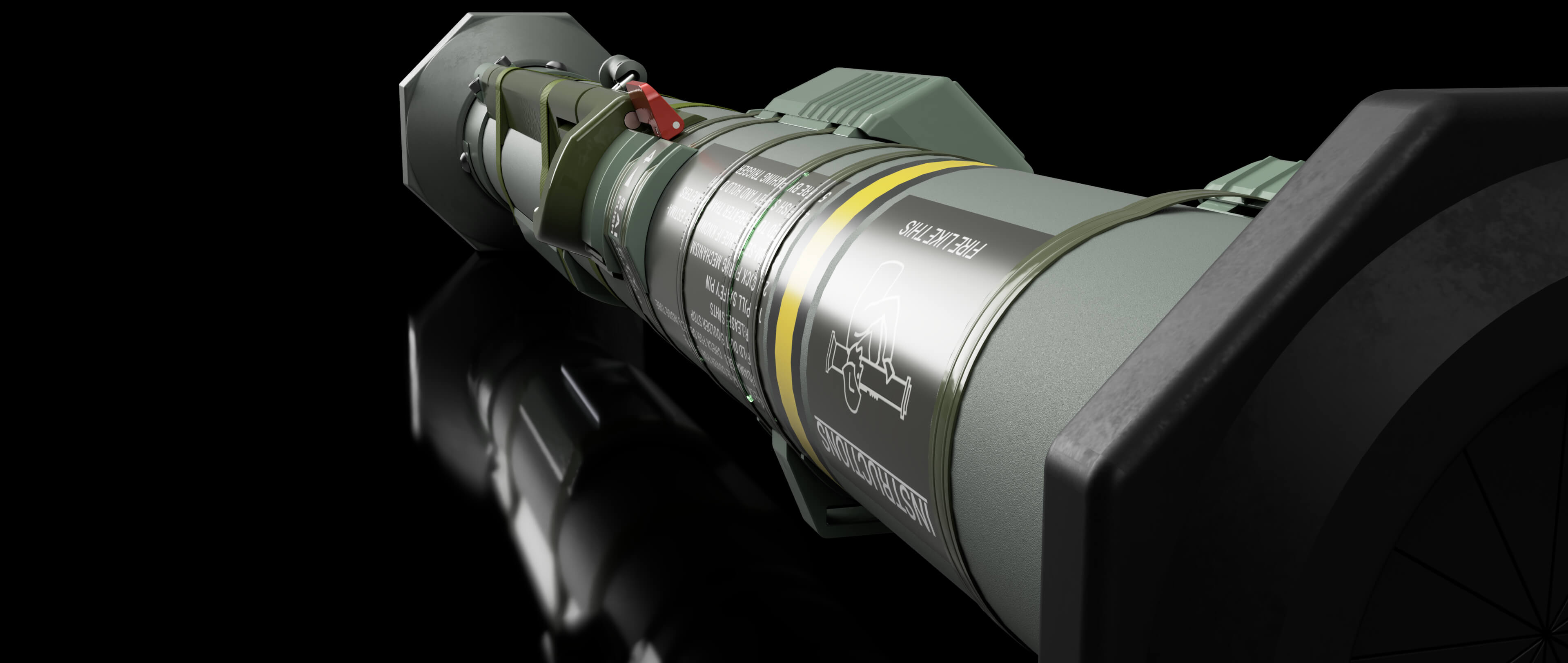 M136 AT-4 Rocket Launcher - Highly Detailed/Accurate 3D Model by ...