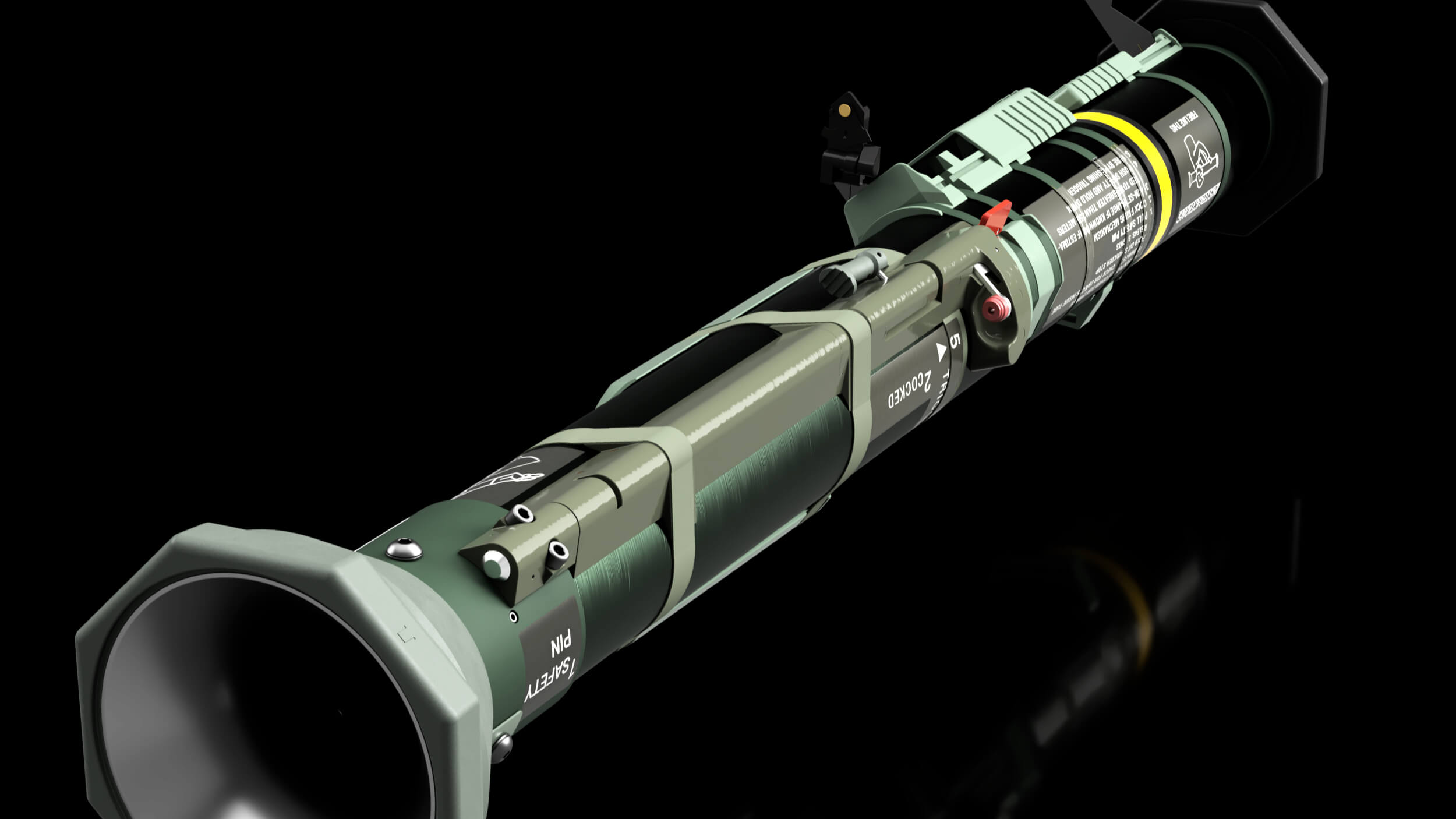 M136 AT-4 Rocket Launcher - Highly Detailed/Accurate 3D Print Model by ...