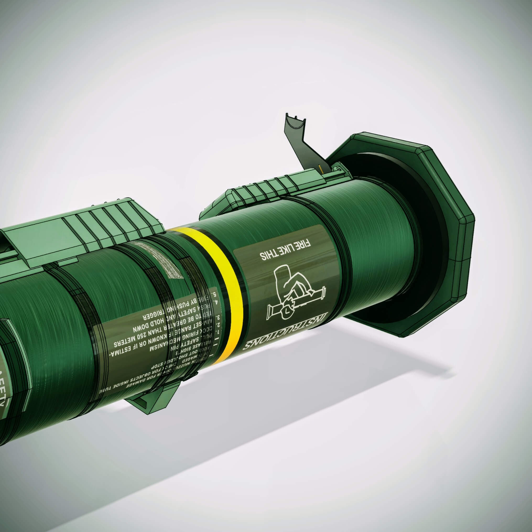 M136 AT-4 Rocket Launcher - Highly Detailed/Accurate 3D Model by ...